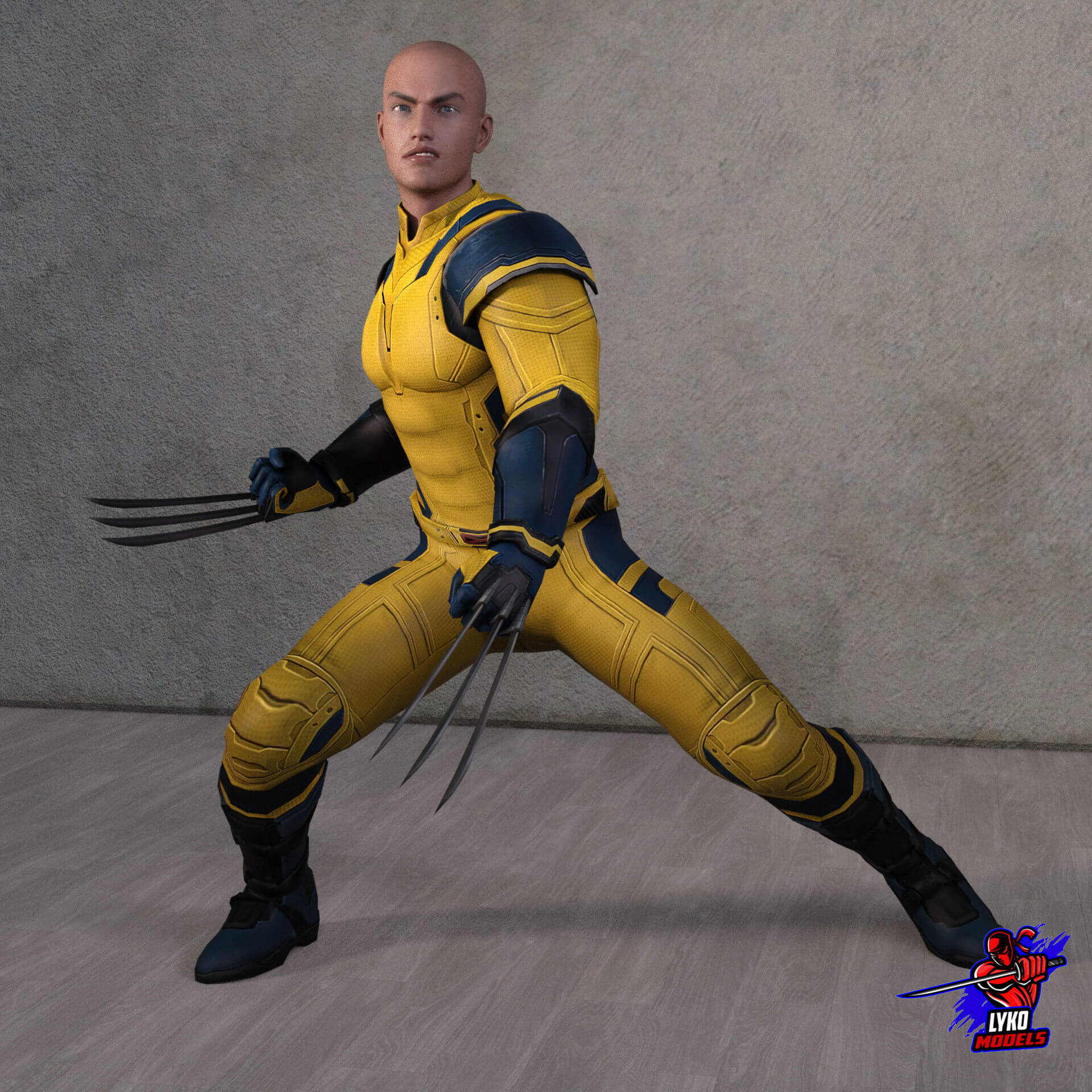 MCU Wolverine Outfit for Genesis 8 Male - Daz Content by LykoModels