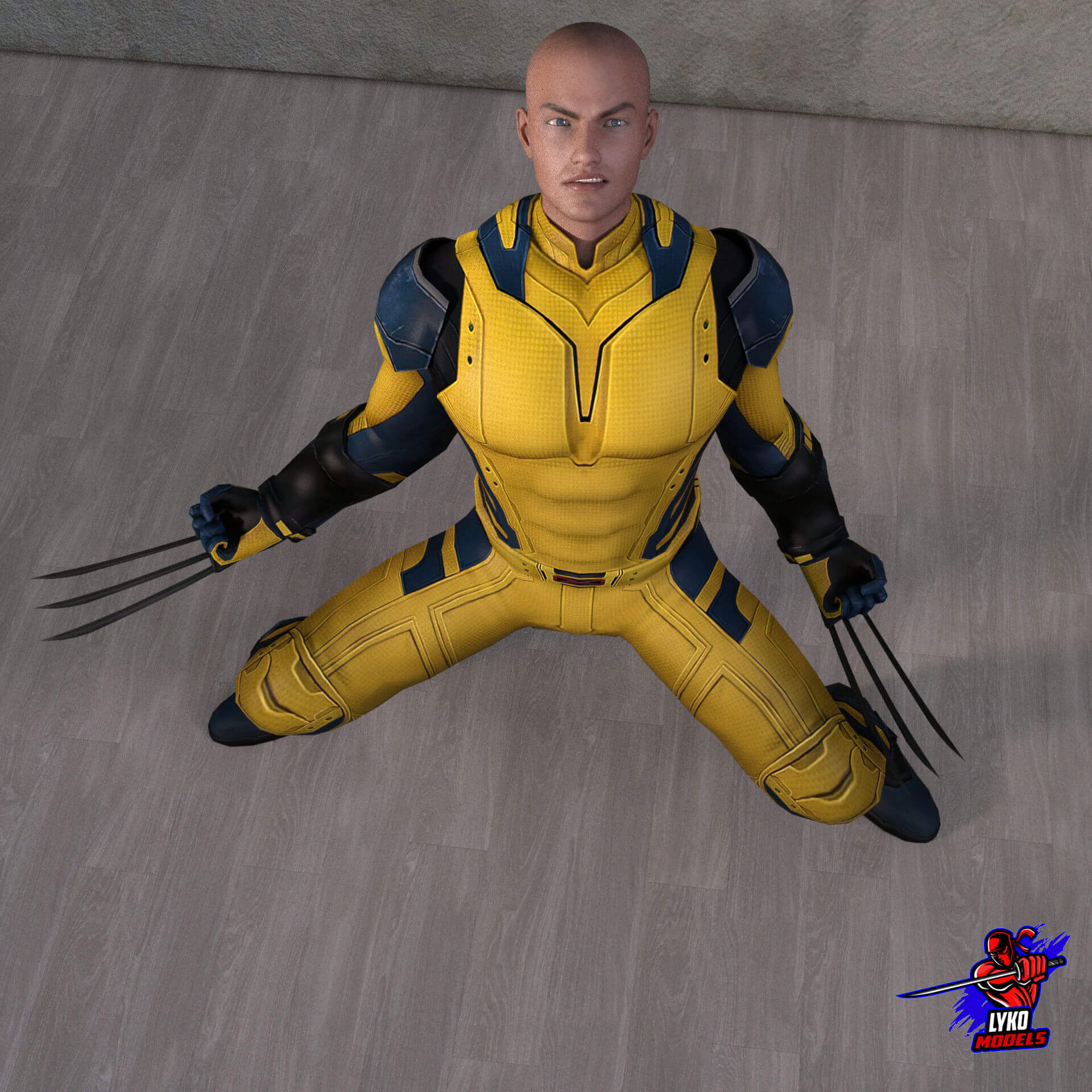 MCU Wolverine Outfit for Genesis 8 Male - Daz Content by LykoModels