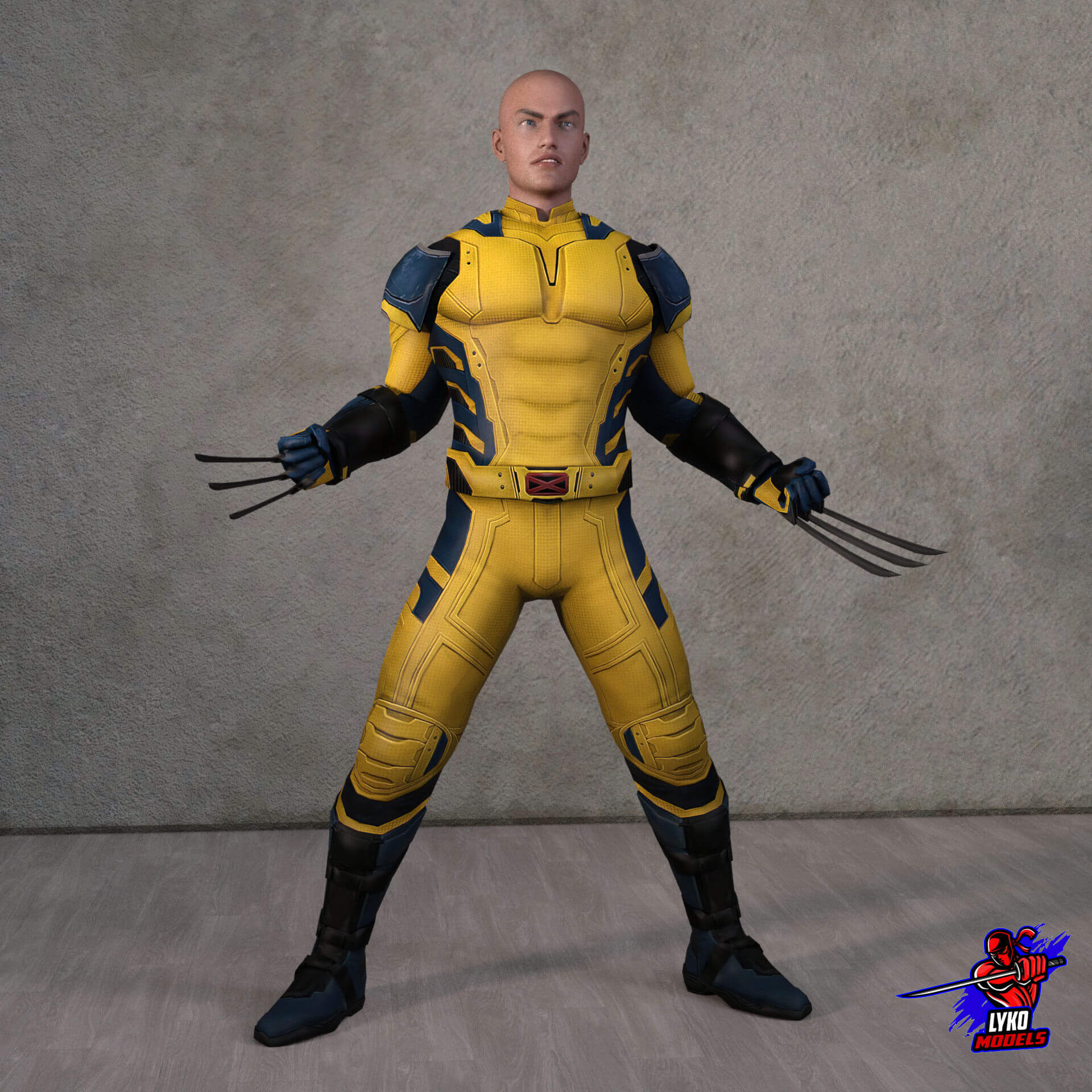 MCU Wolverine Outfit for Genesis 8 Male - Daz Content by LykoModels