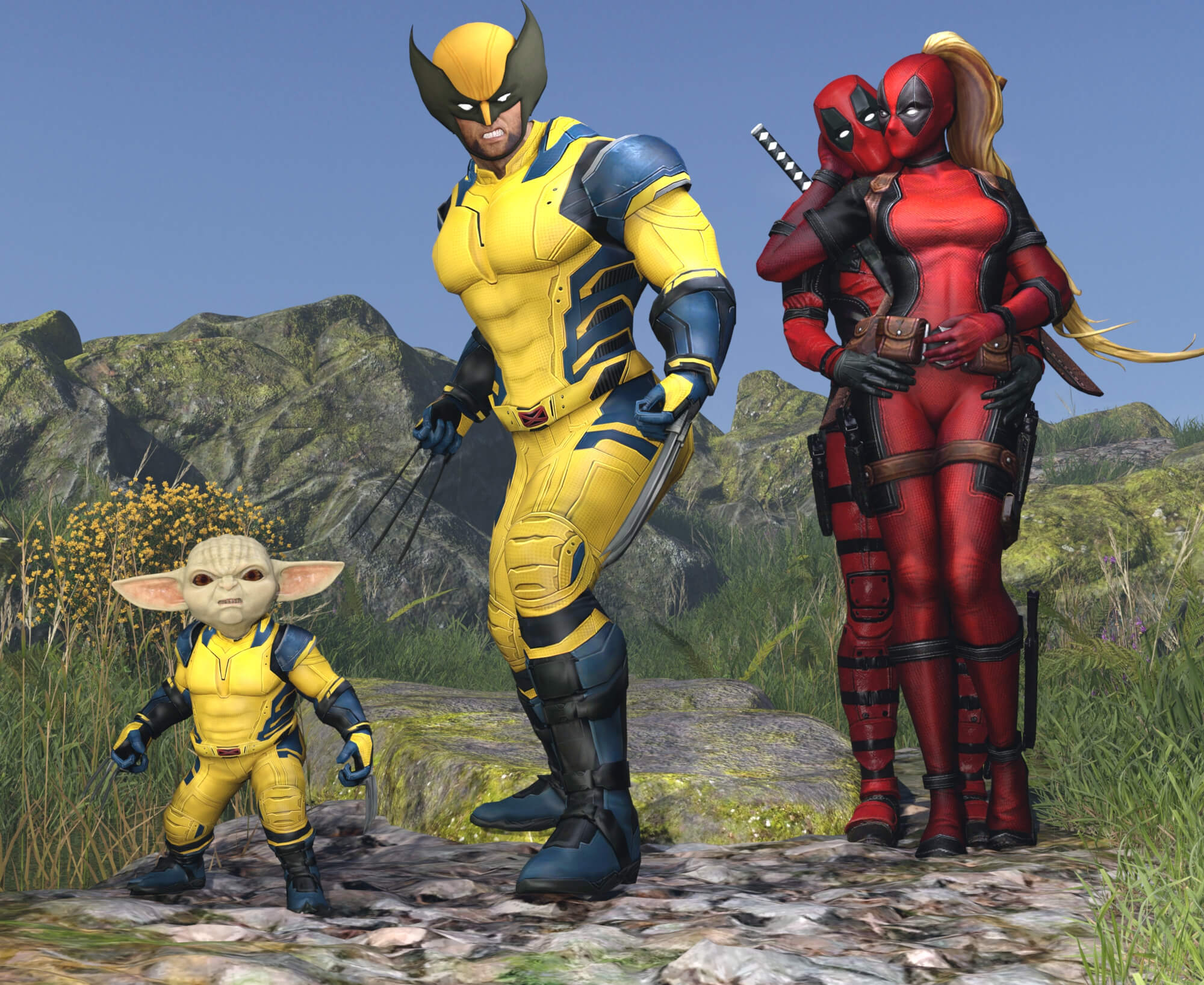 MCU Wolverine Outfit for Genesis 8 Male - Daz Content by LykoModels