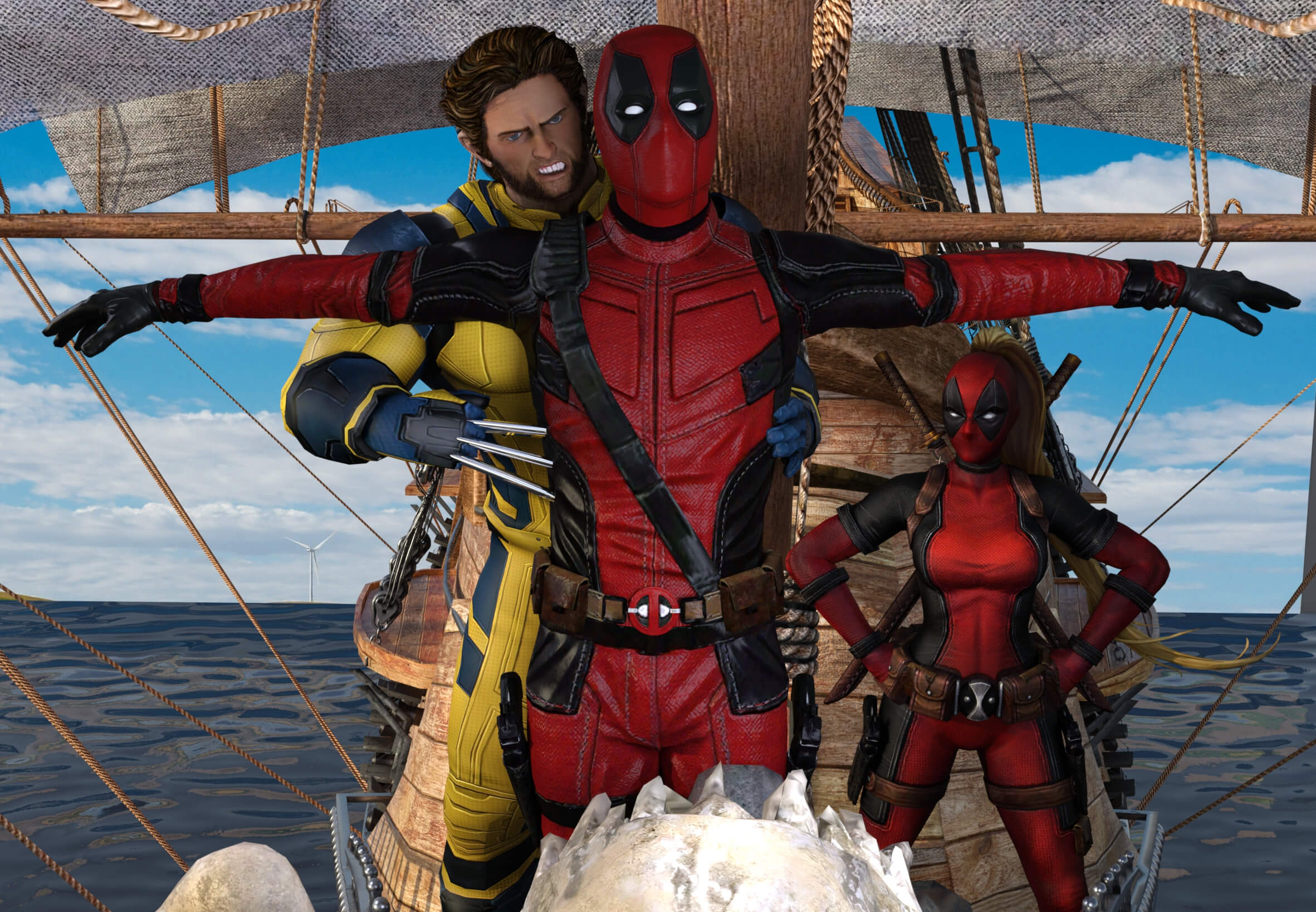 MCU Wolverine Outfit for Genesis 8 Male - Daz Content by LykoModels