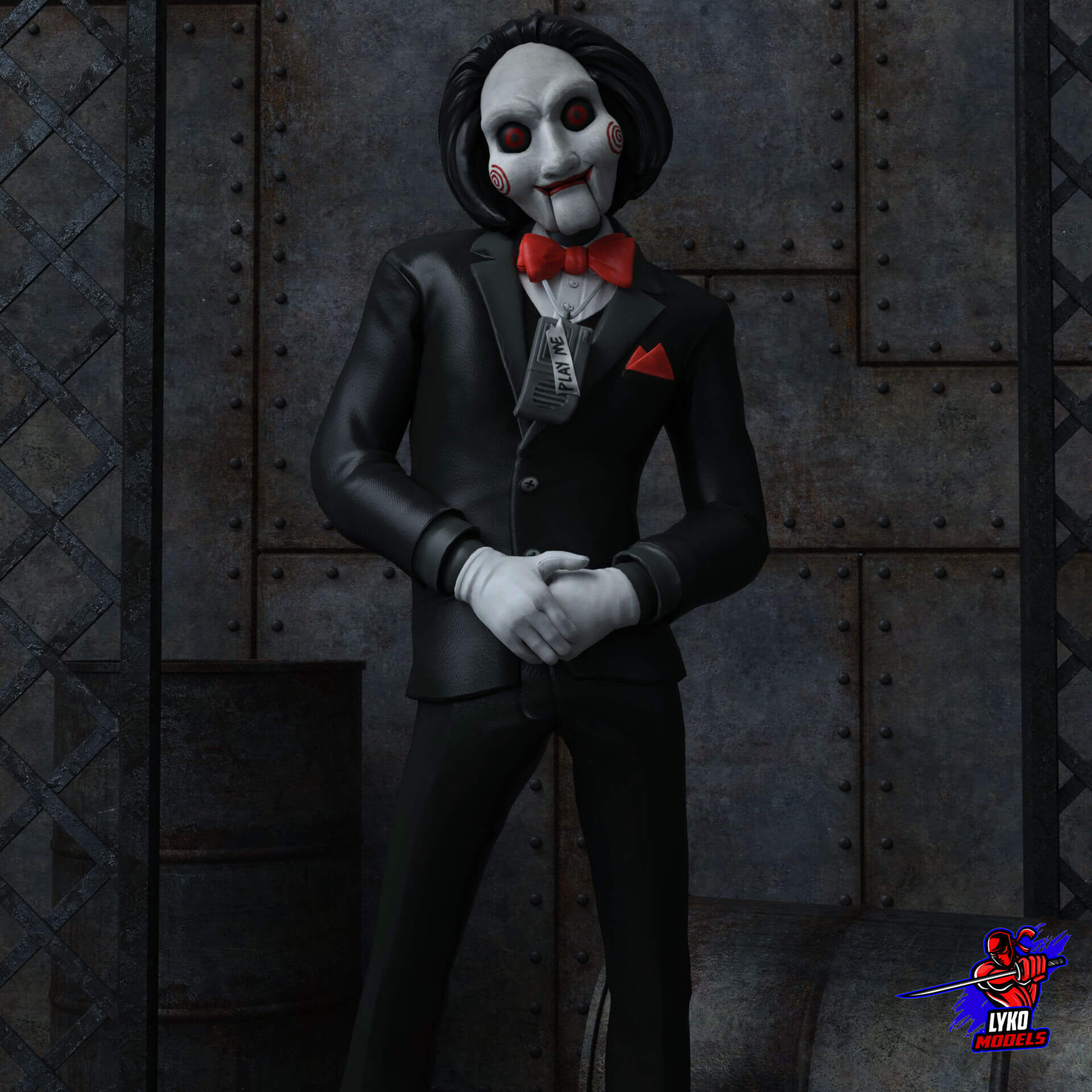 Saw Billy The Puppet Outfit for G8M - Daz Content by LykoModels