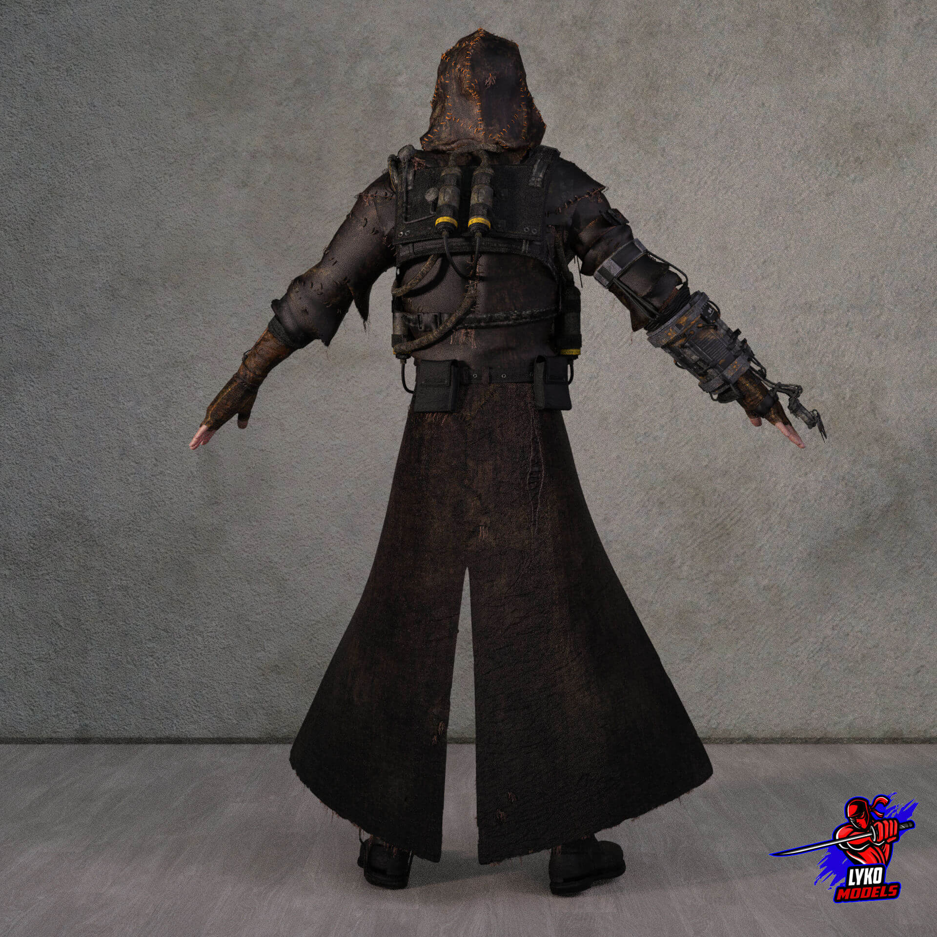 Scarecrow Arkham Knight Outfit for G8M - Daz Content by LykoModels