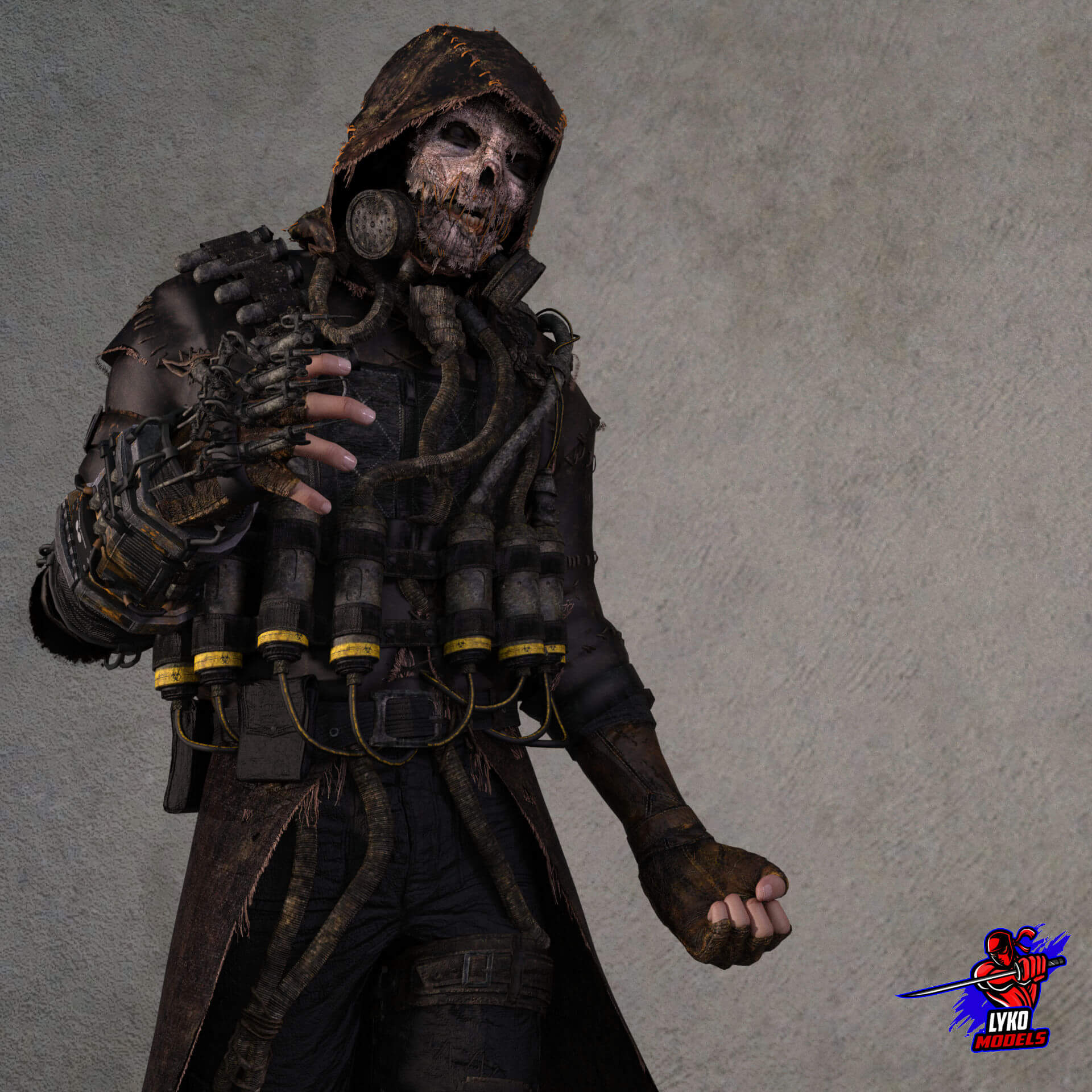 Scarecrow Arkham Knight Outfit for G8M - Daz Content by LykoModels