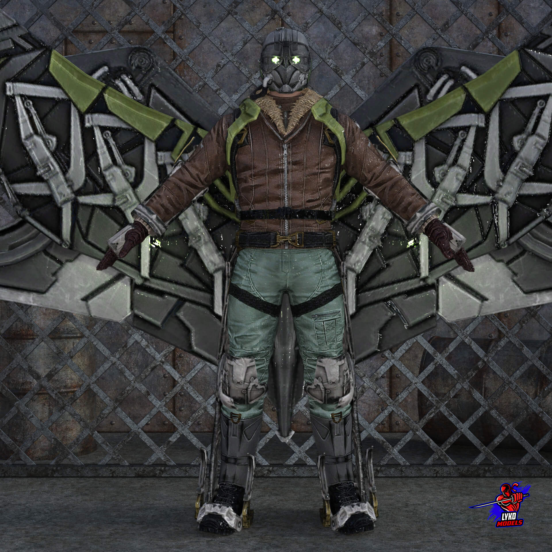 Sinister Six Pack Outfits With Exclusive Spider Man for G8M - Daz ...