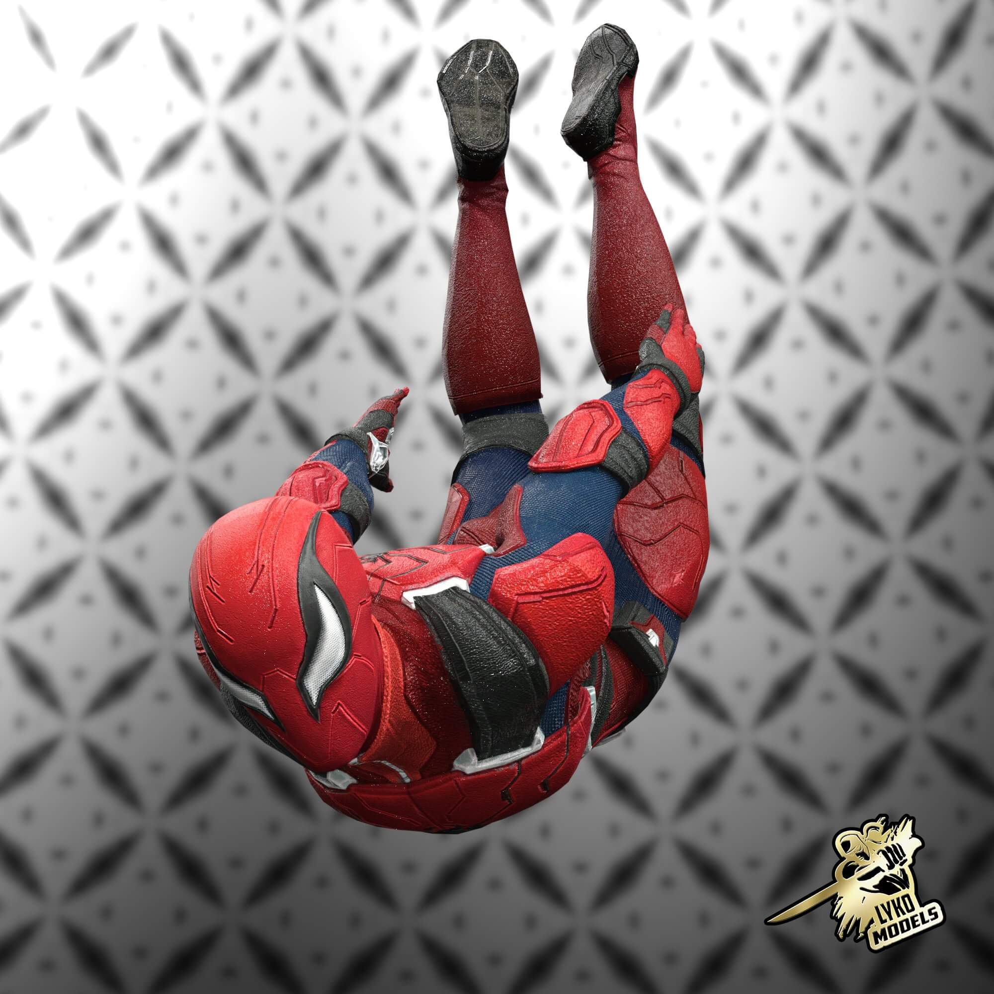 Spider-Man Fortnite Zero Suit For Genesis 8 Male Daz Content by LykoModels