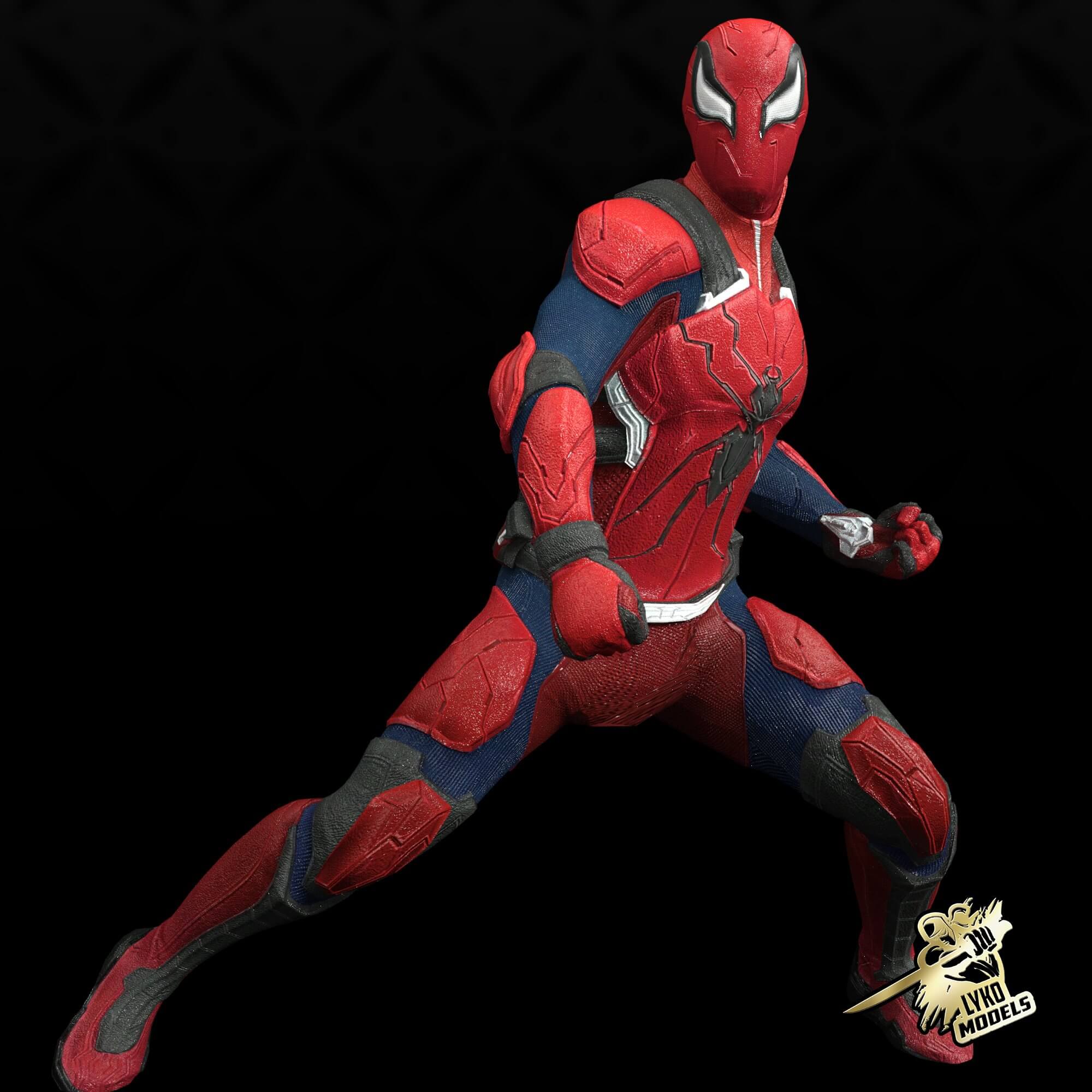 Spider-Man Fortnite Zero Suit For Genesis 8 Male Daz Content by LykoModels