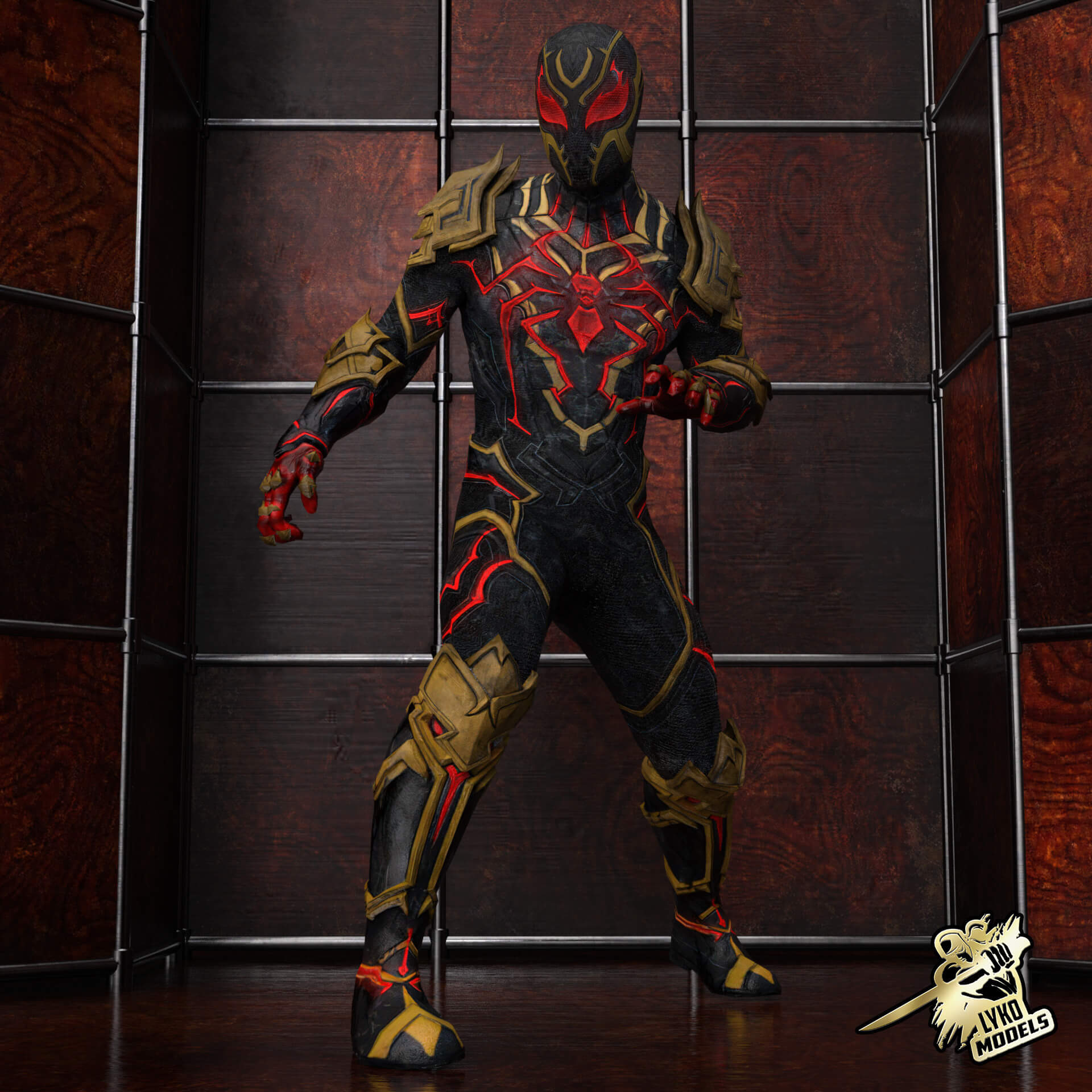 Spider-Man From Hell for G8M Daz Content by LykoModels