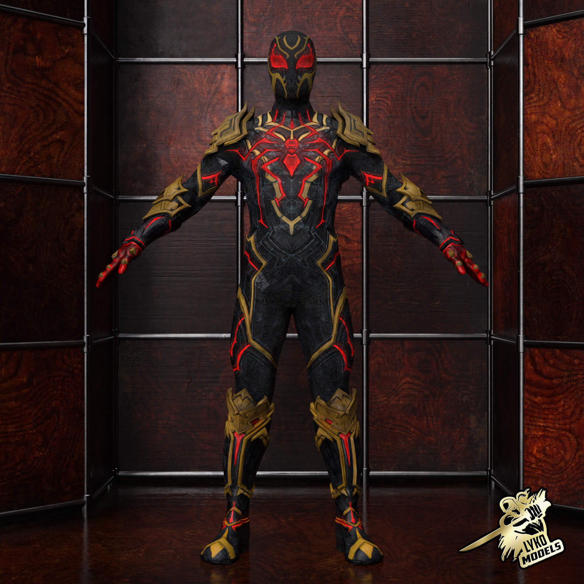 Spider-Man From Hell for G8M Daz Content by LykoModels