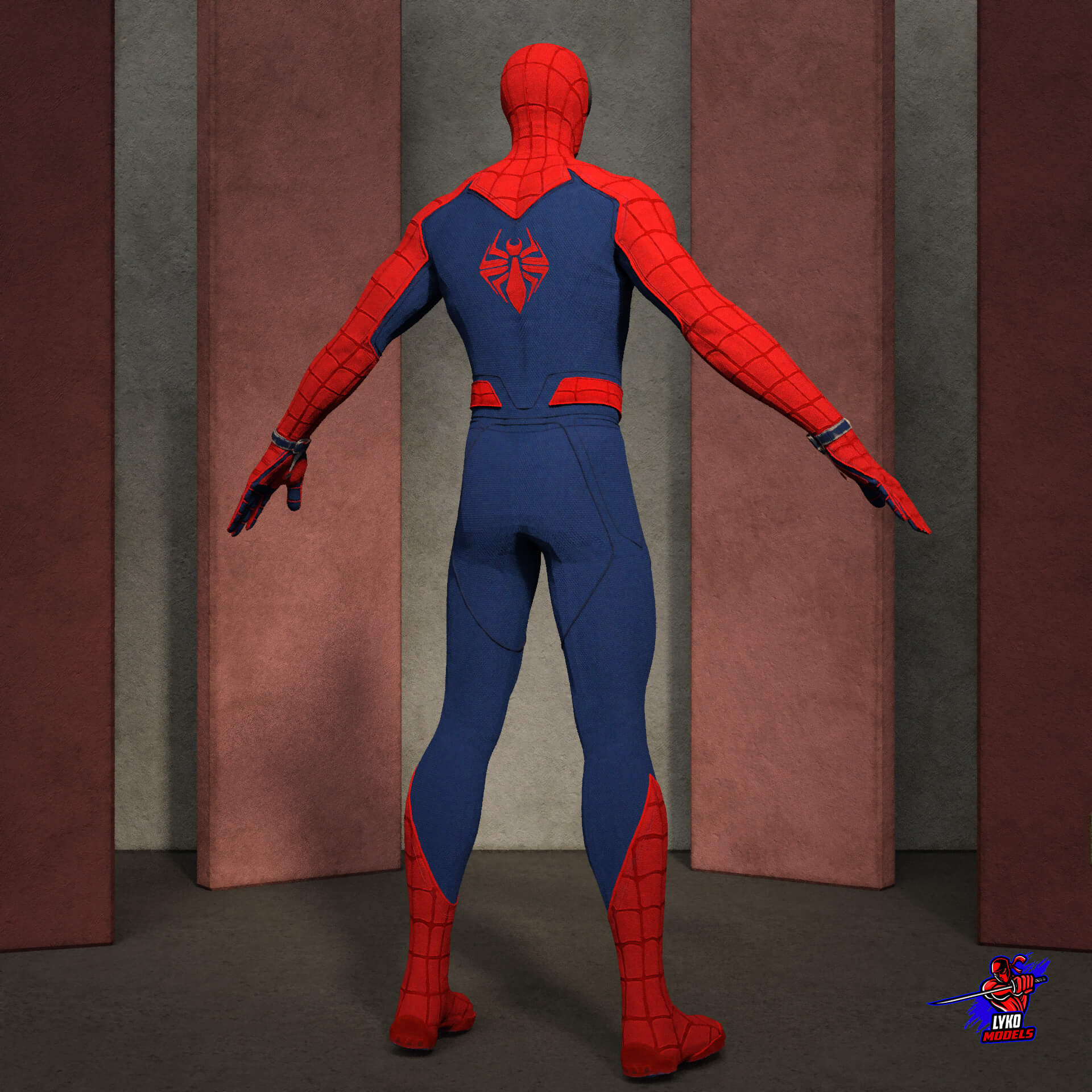 Spider-Man Tactical for G8M Daz Content by LykoModels
