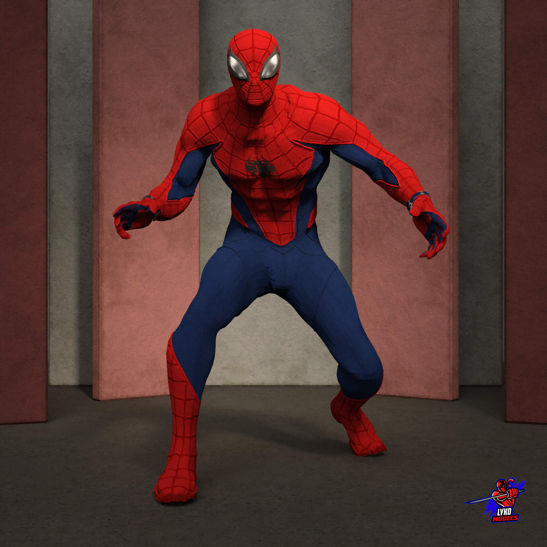 Spider-Man Tactical for G8M Daz Content by LykoModels
