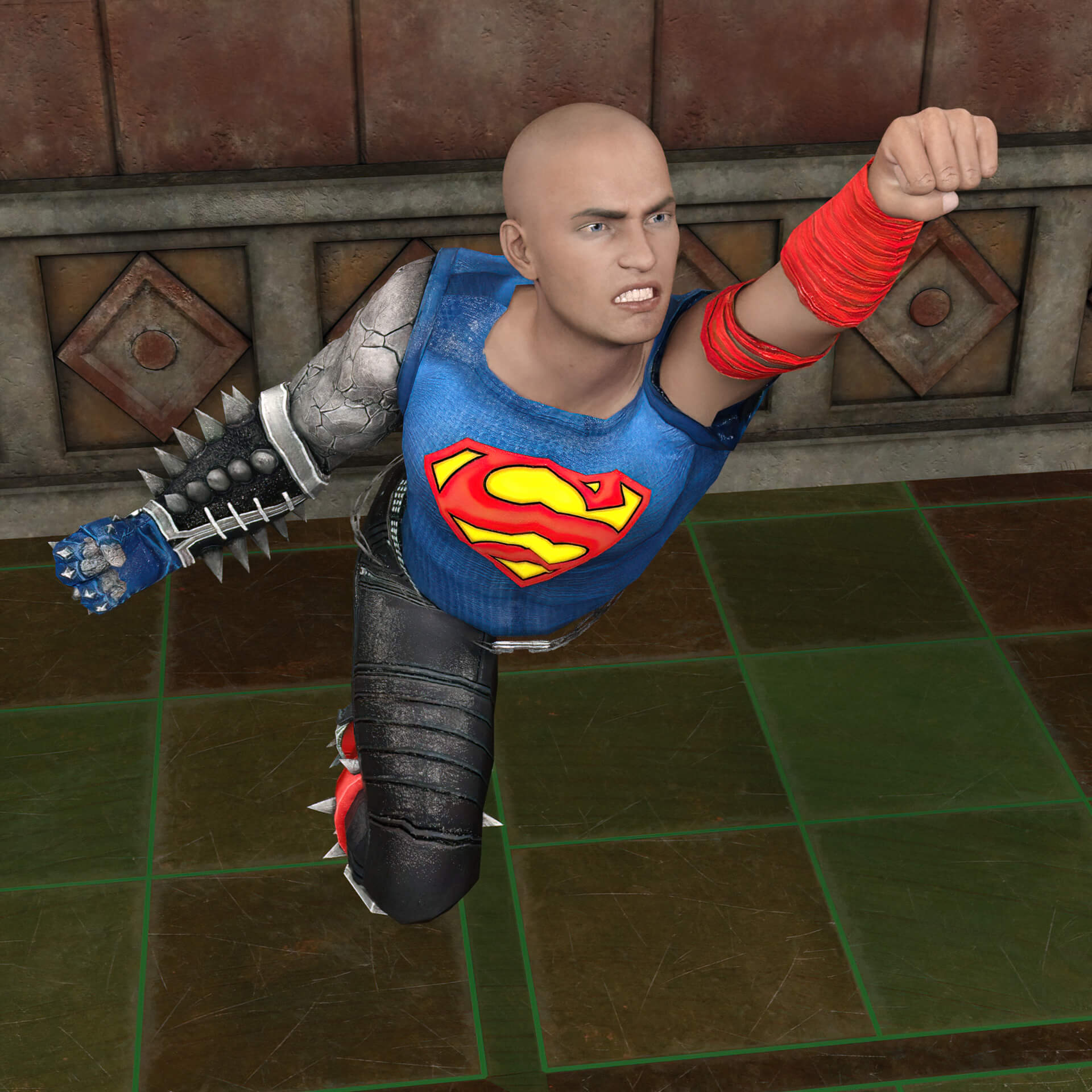 Superman Death Metal Outfit for G8M - Daz Content by LykoModels