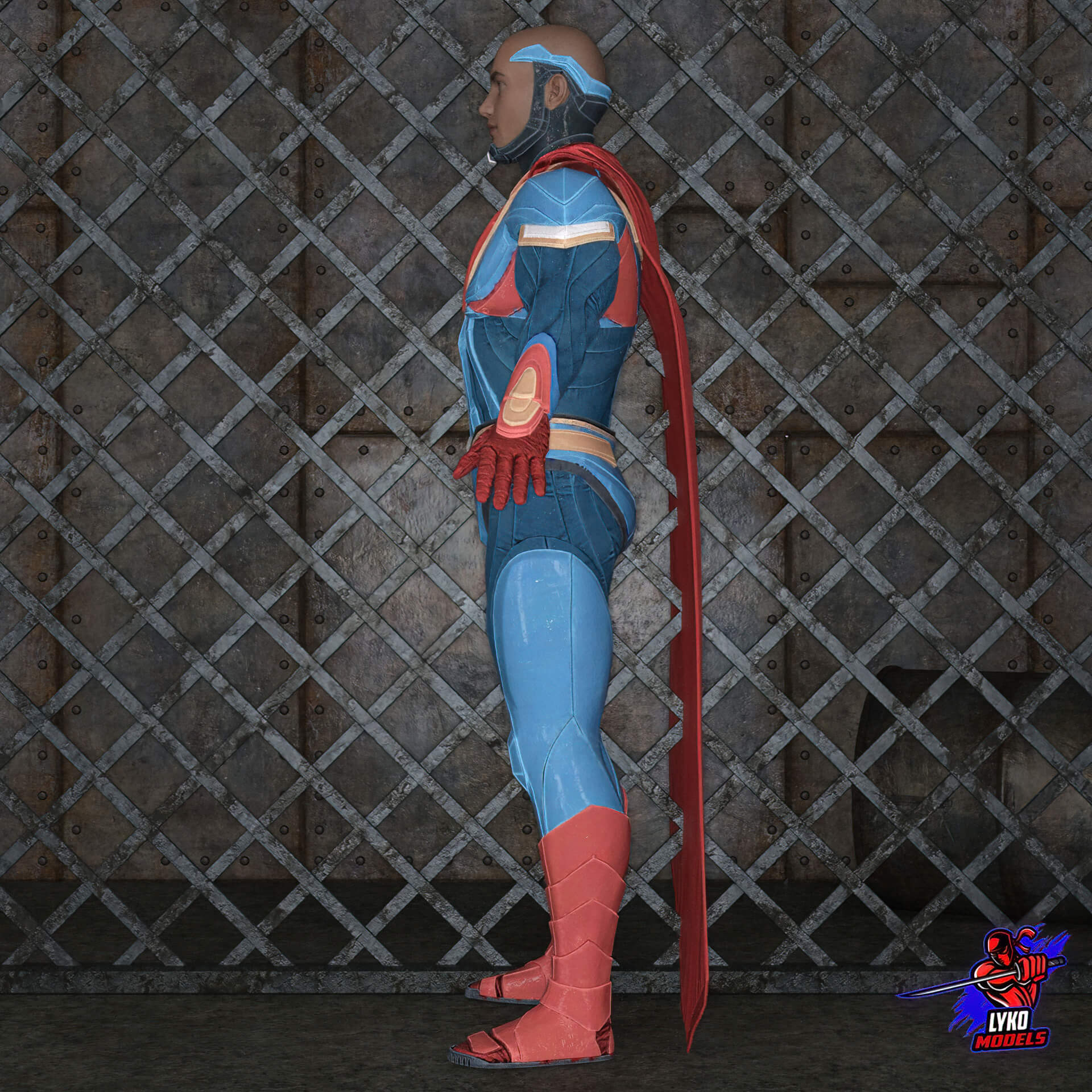 Superman Injustice 2 Outfit for G8M - Daz Content by LykoModels