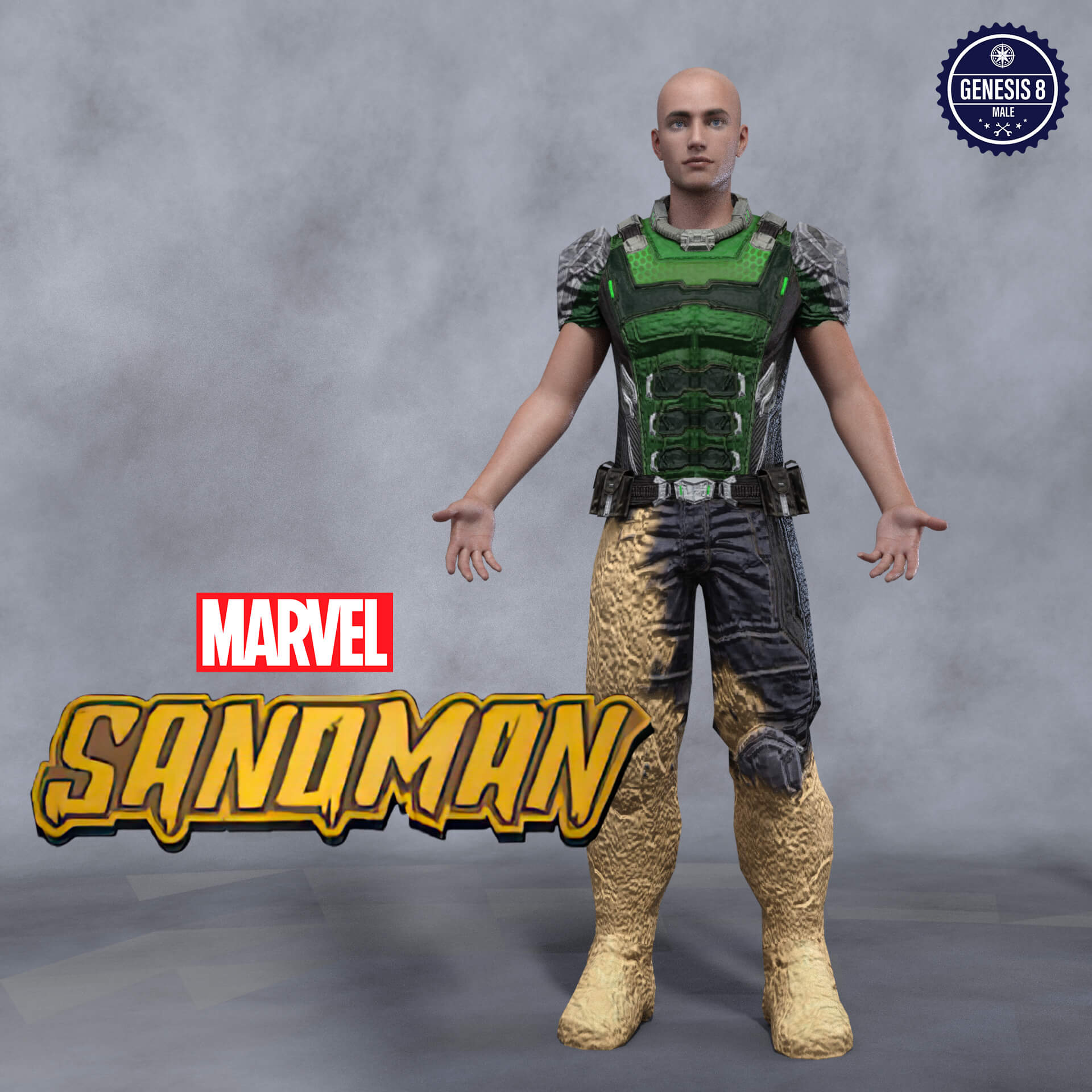 Tactical Sandman Outfit for G8M - Daz Content by LykoModels