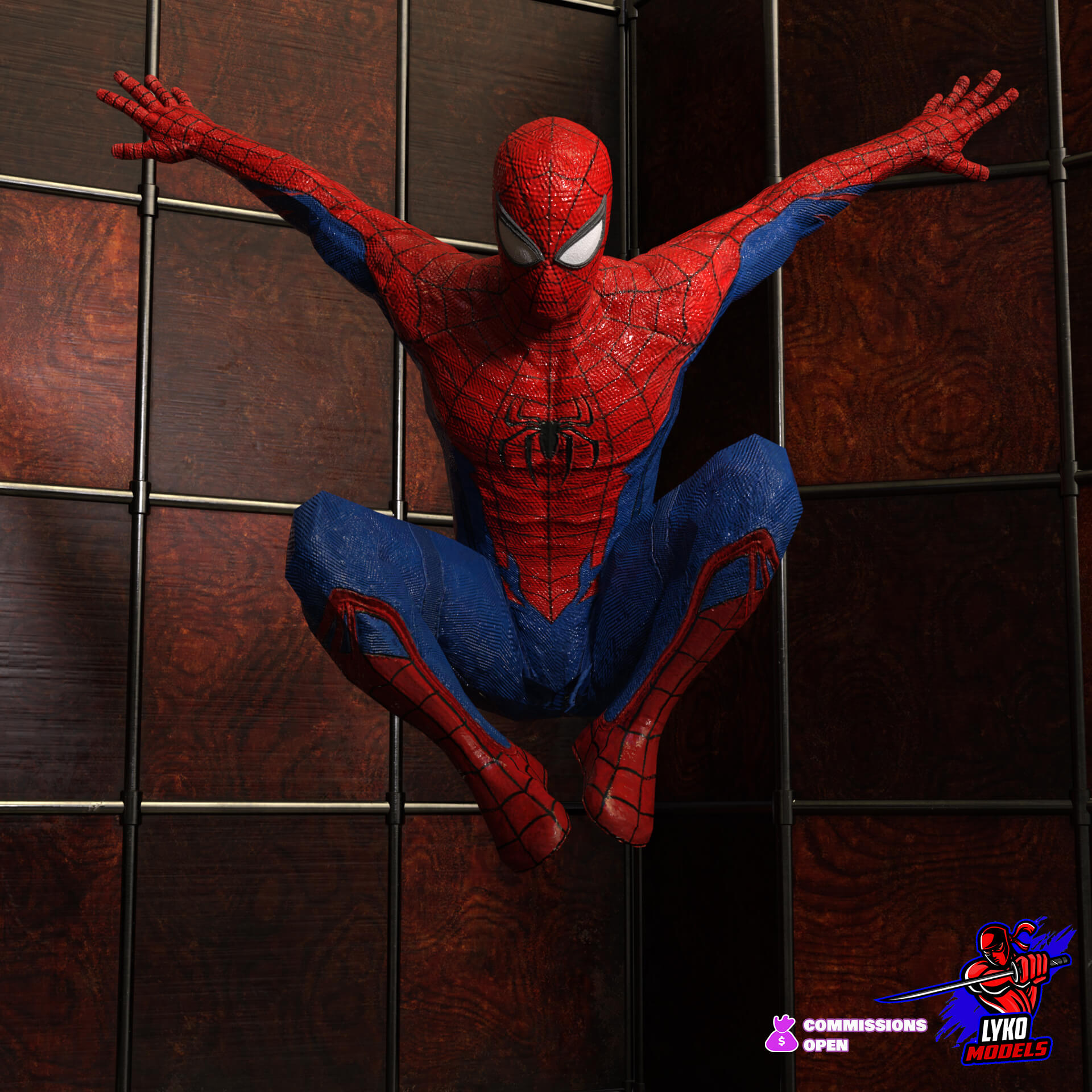 The Spectacular Spider-Man Outfit for G8M Daz Content by LykoModels