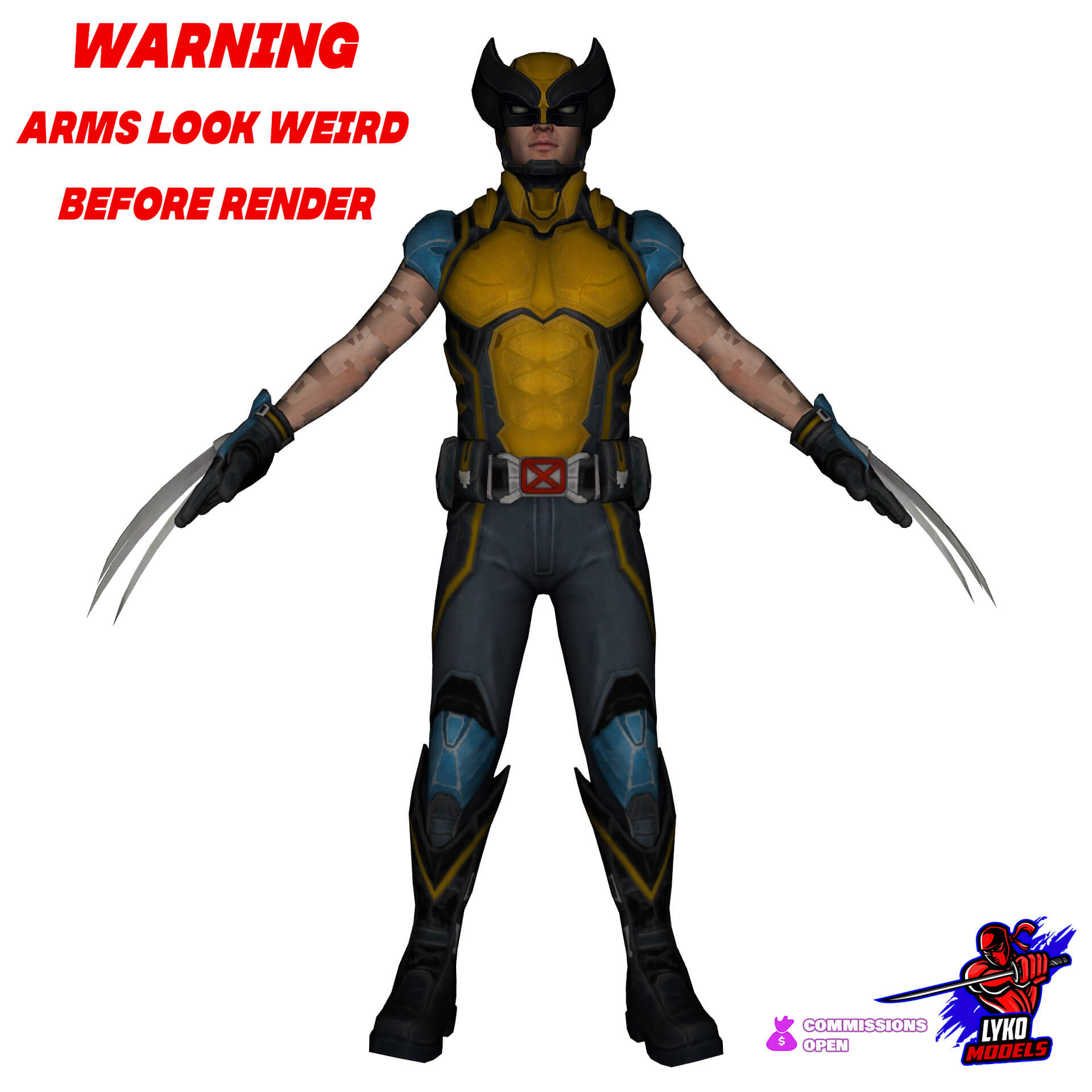 Ultimate Wolverine Outfit for G8M - Daz Content by LykoModels