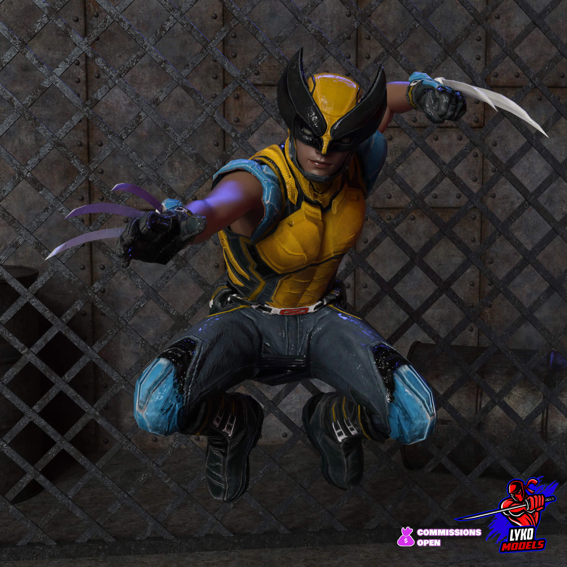 Ultimate Wolverine Outfit for G8M - Daz Content by LykoModels