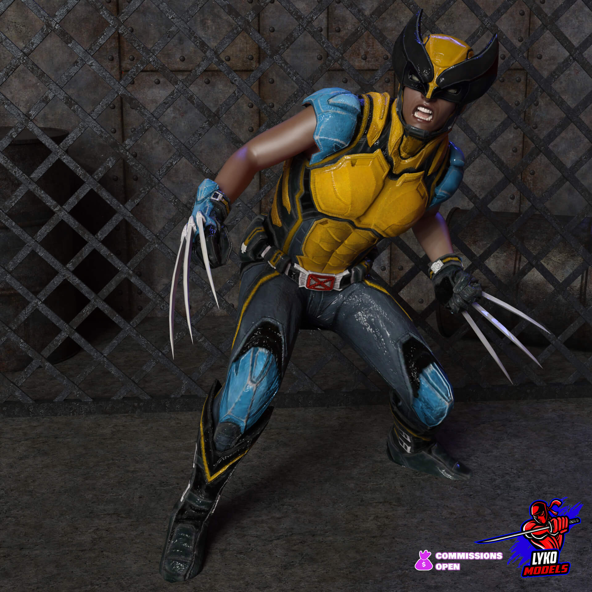 Ultimate Wolverine Outfit for G8M - Daz Content by LykoModels