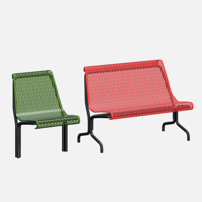 Contour Bench Metal - 3D Model by lyskanych