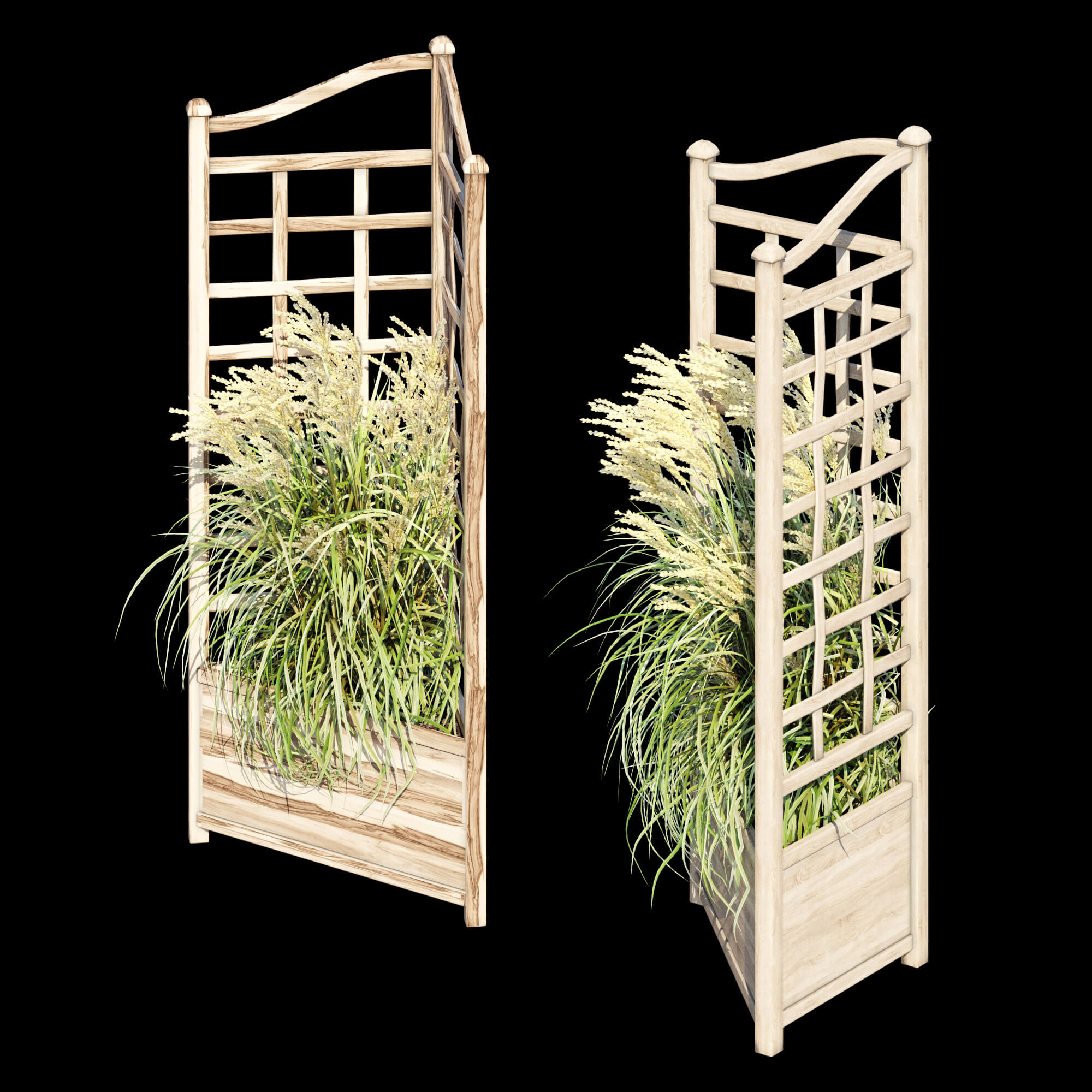 Corner Box Planter - 3D Model by lyskanych