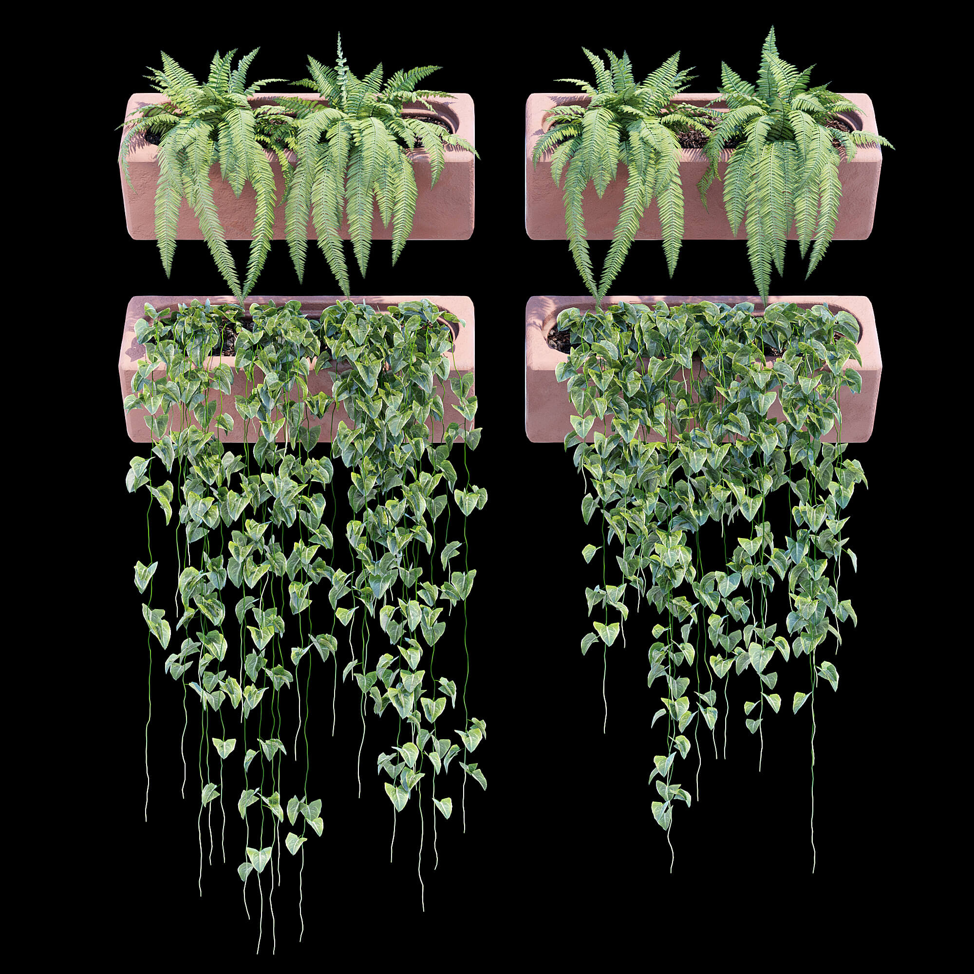 Dalya Wall Planter - 3D Model by lyskanych