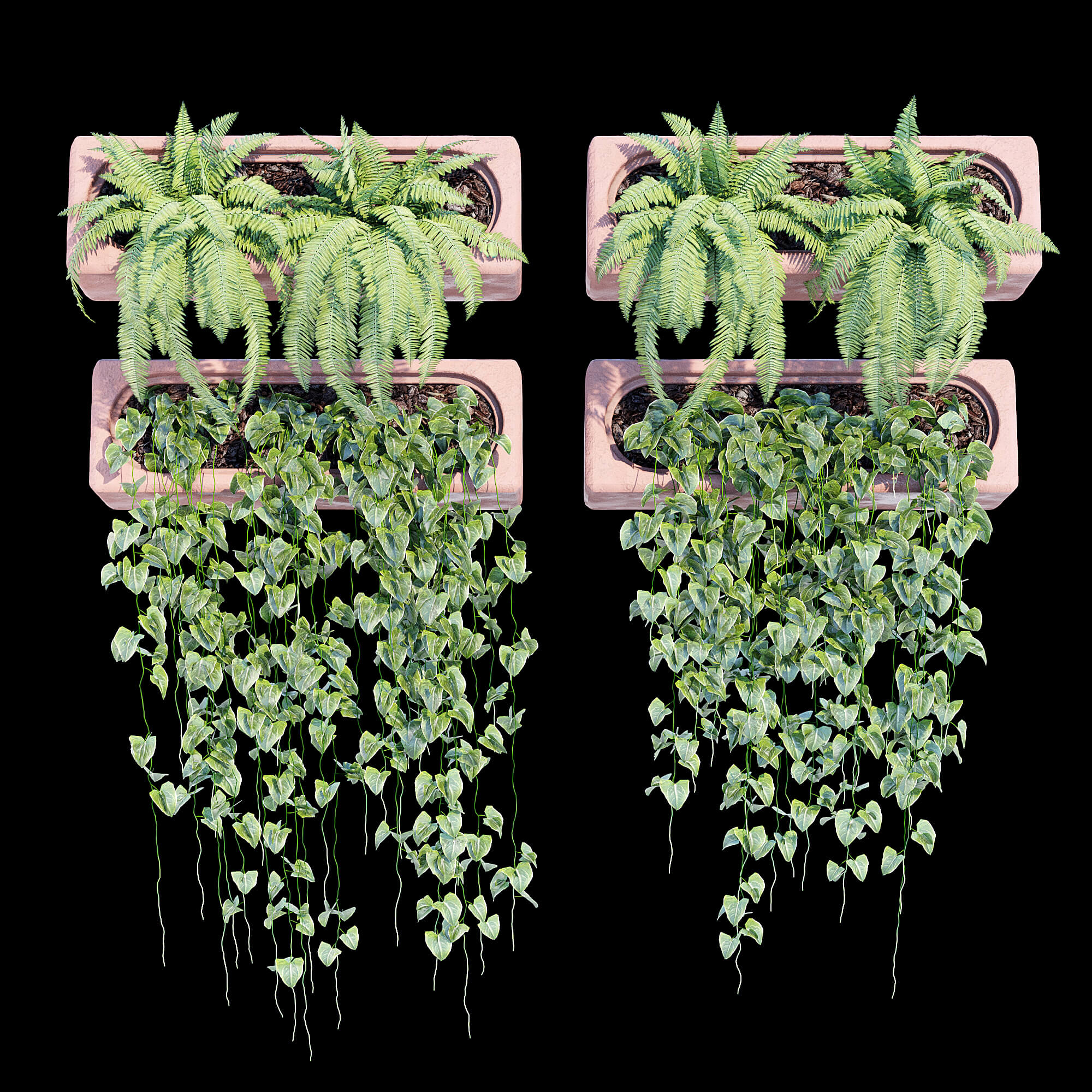 Dalya Wall Planter - 3D Model by lyskanych