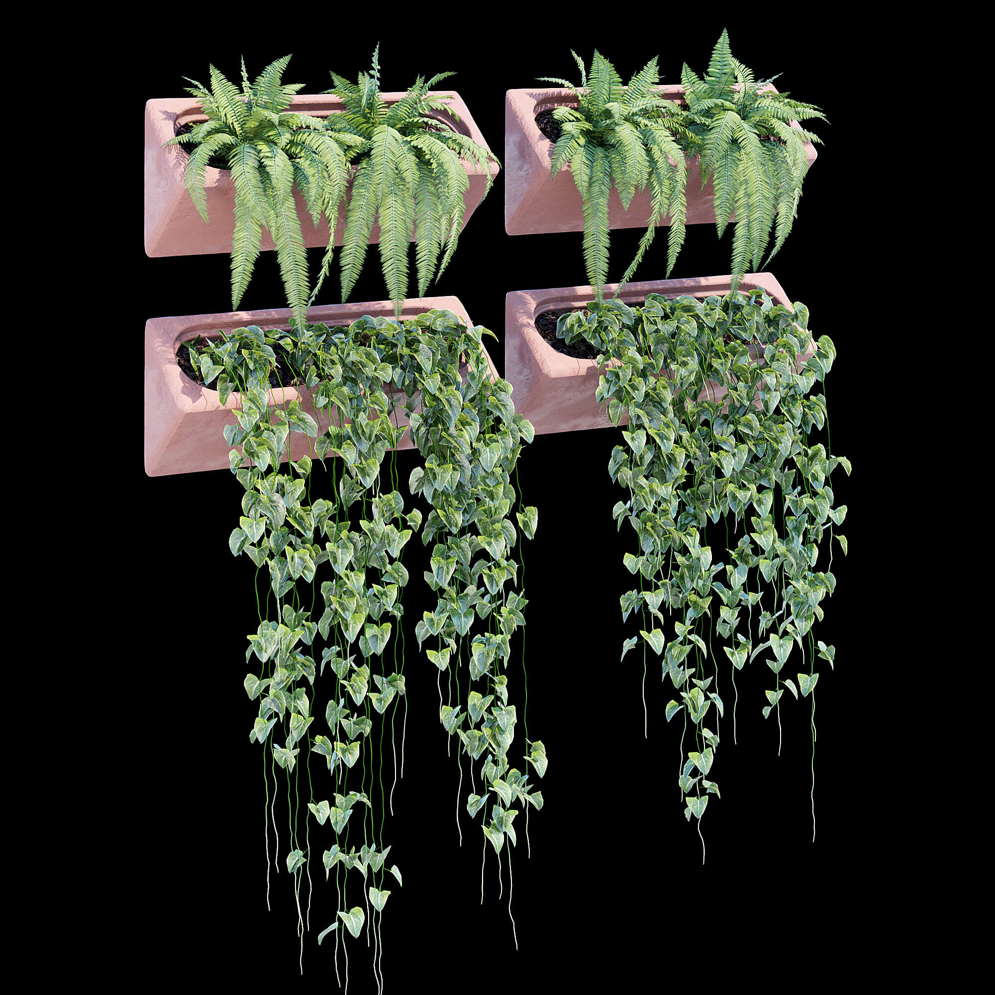 Dalya Wall Planter - 3D Model by lyskanych