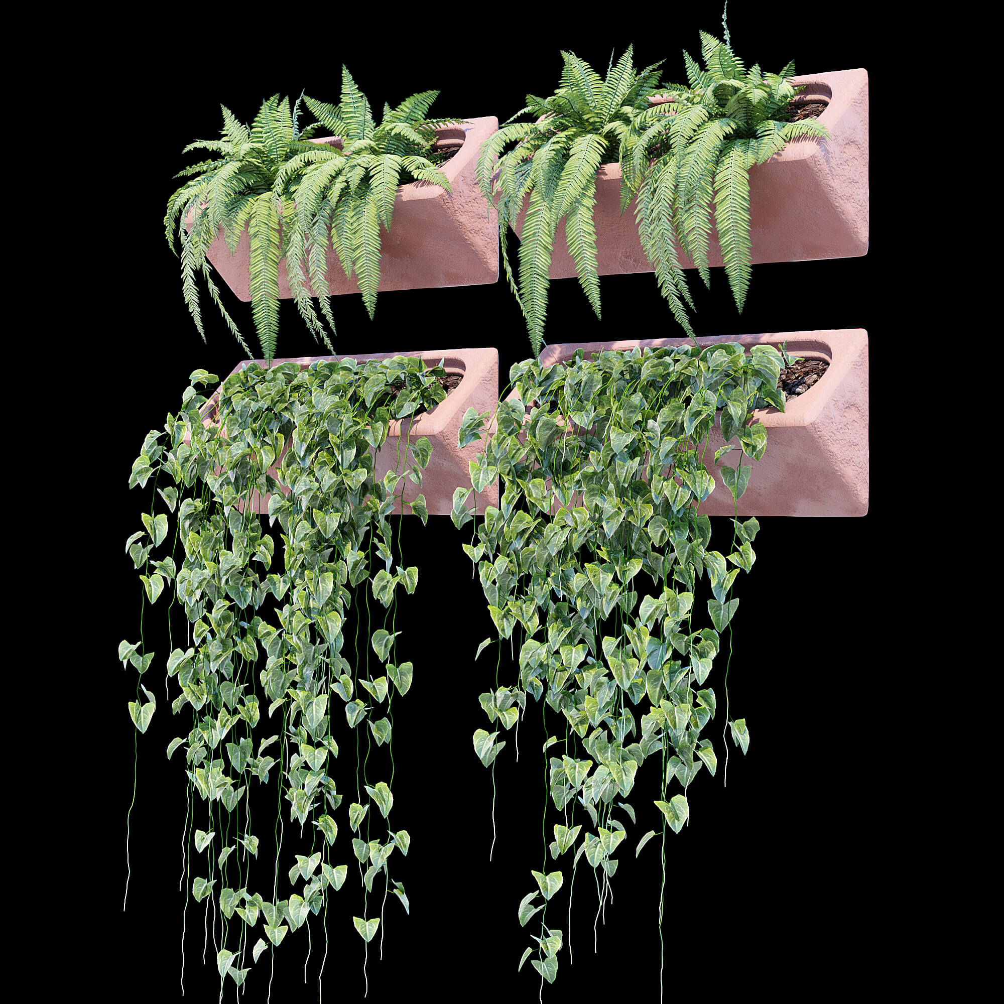 Dalya Wall Planter - 3D Model by lyskanych