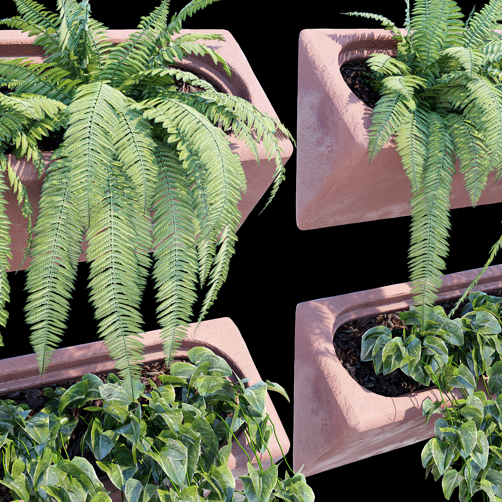 Dalya Wall Planter - 3D Model by lyskanych