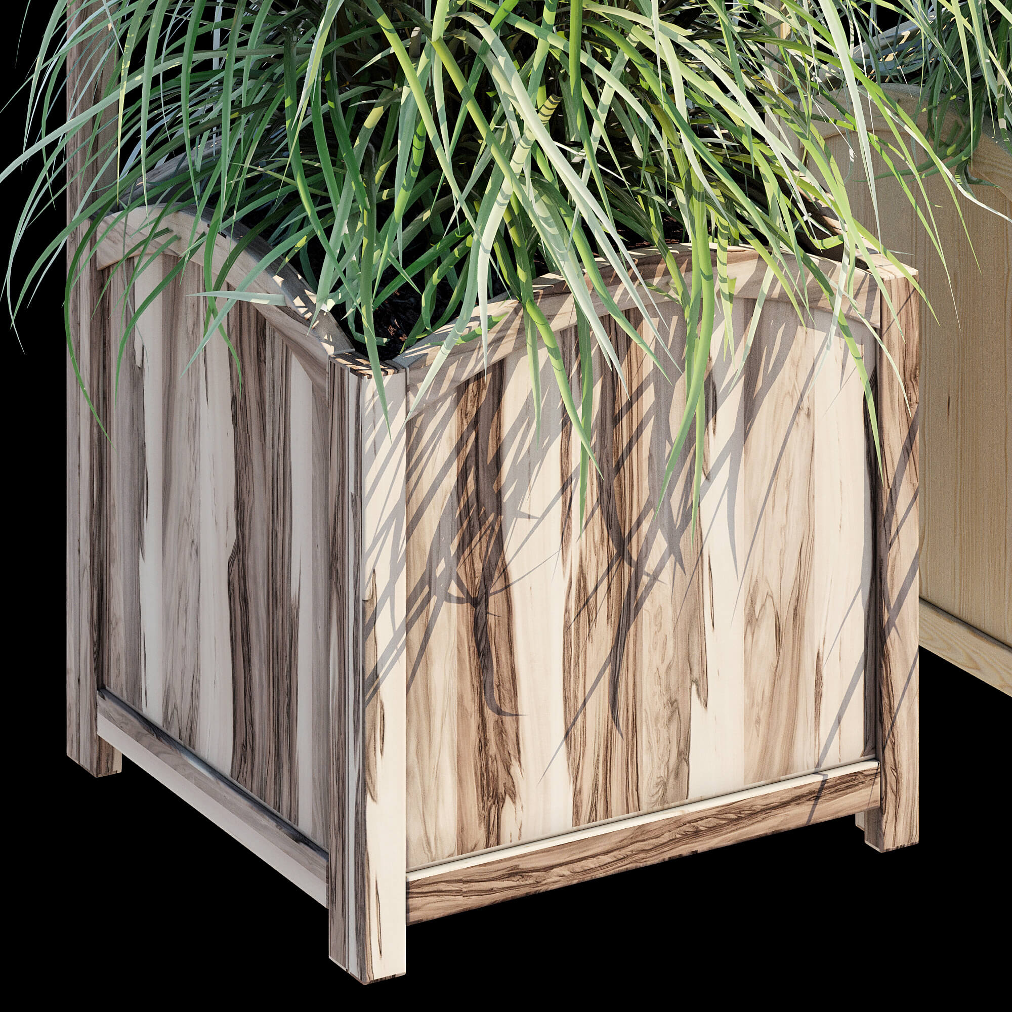 Elevated Planter with Trellis - 3D Model by lyskanych