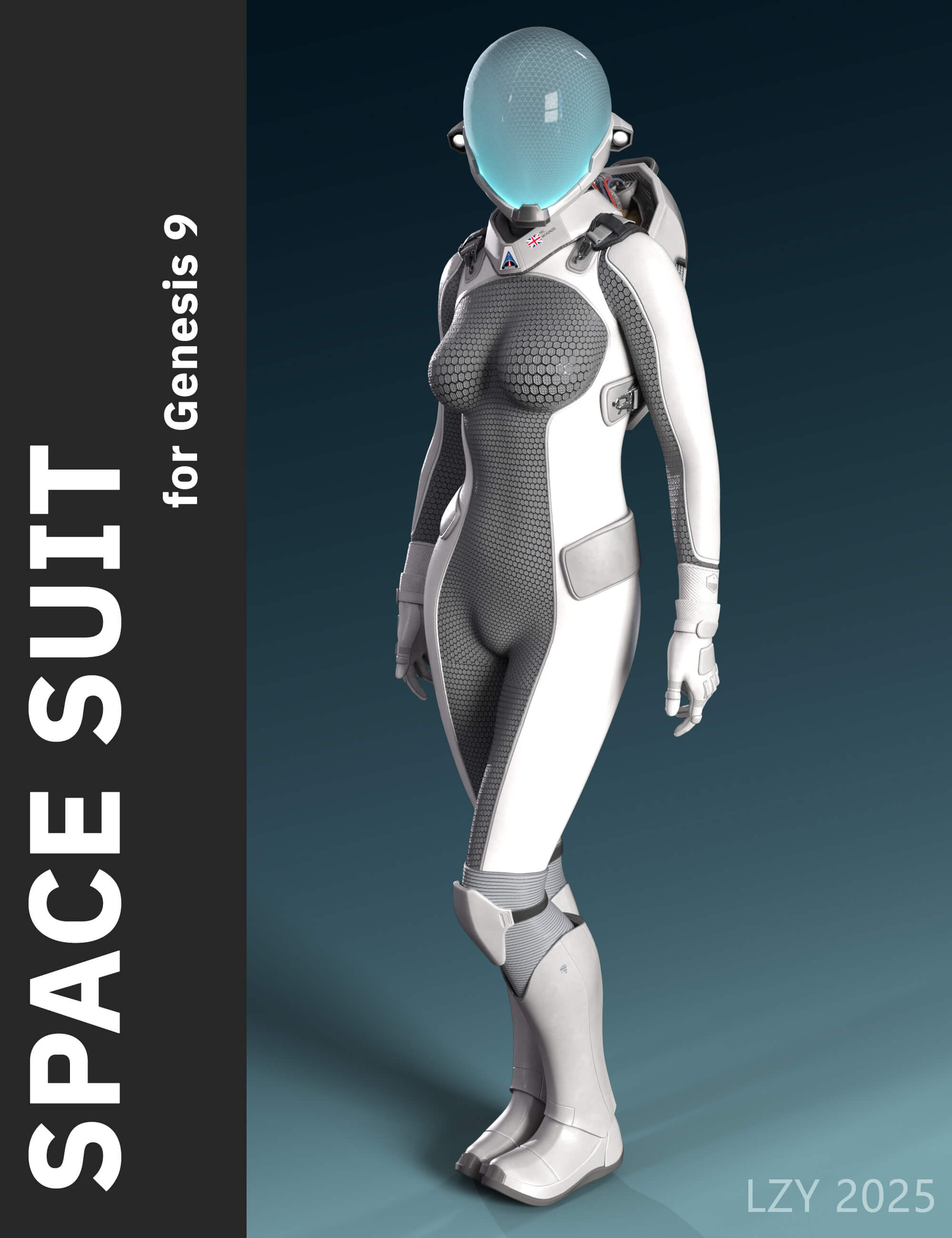 Lzy Space Suit for Genesis 9 - Daz Content by LZY