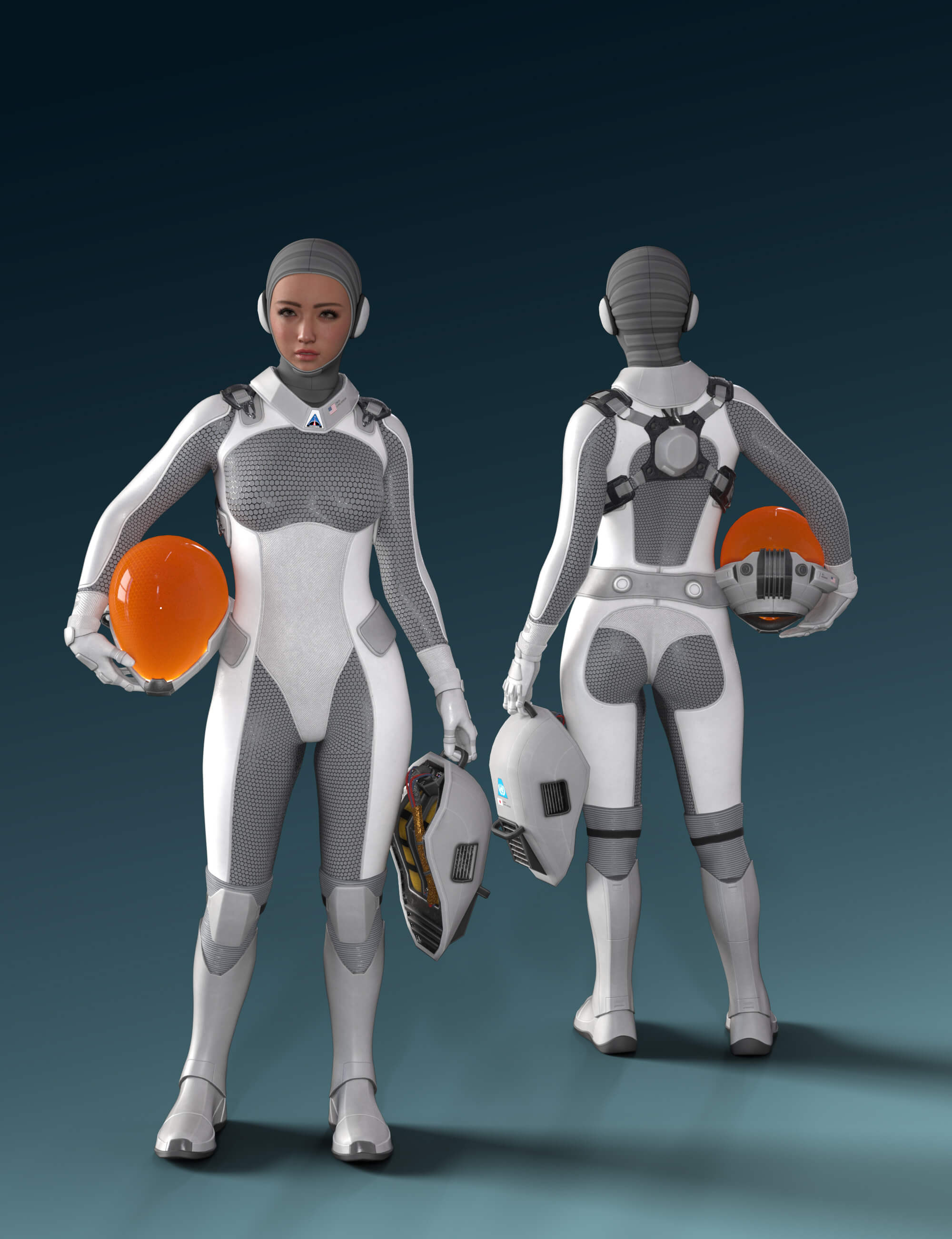 Lzy Space Suit for Genesis 9 - Daz Content by LZY