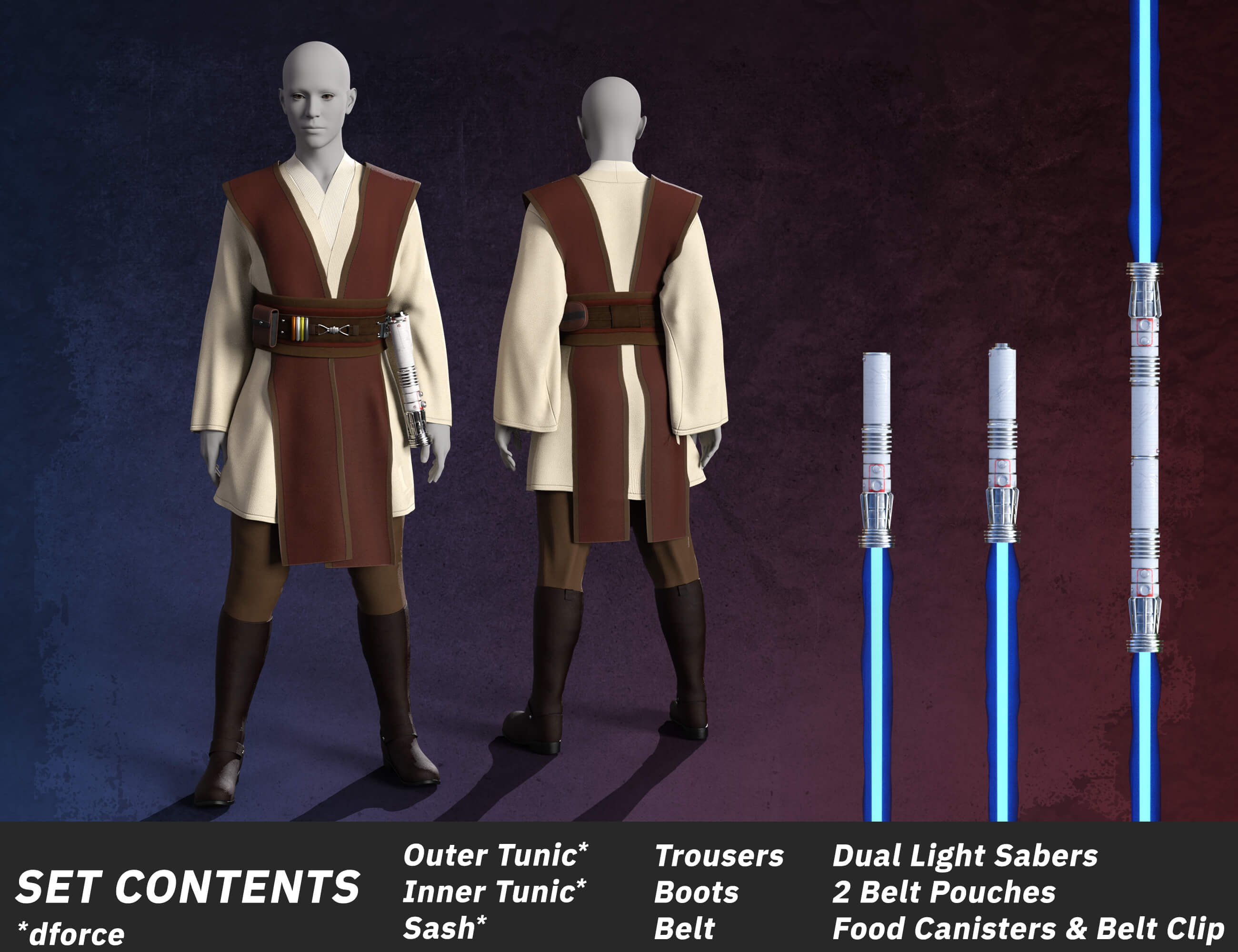 Lzy Space Wizard Outfit for Genesis 9 - Daz Content by LZY