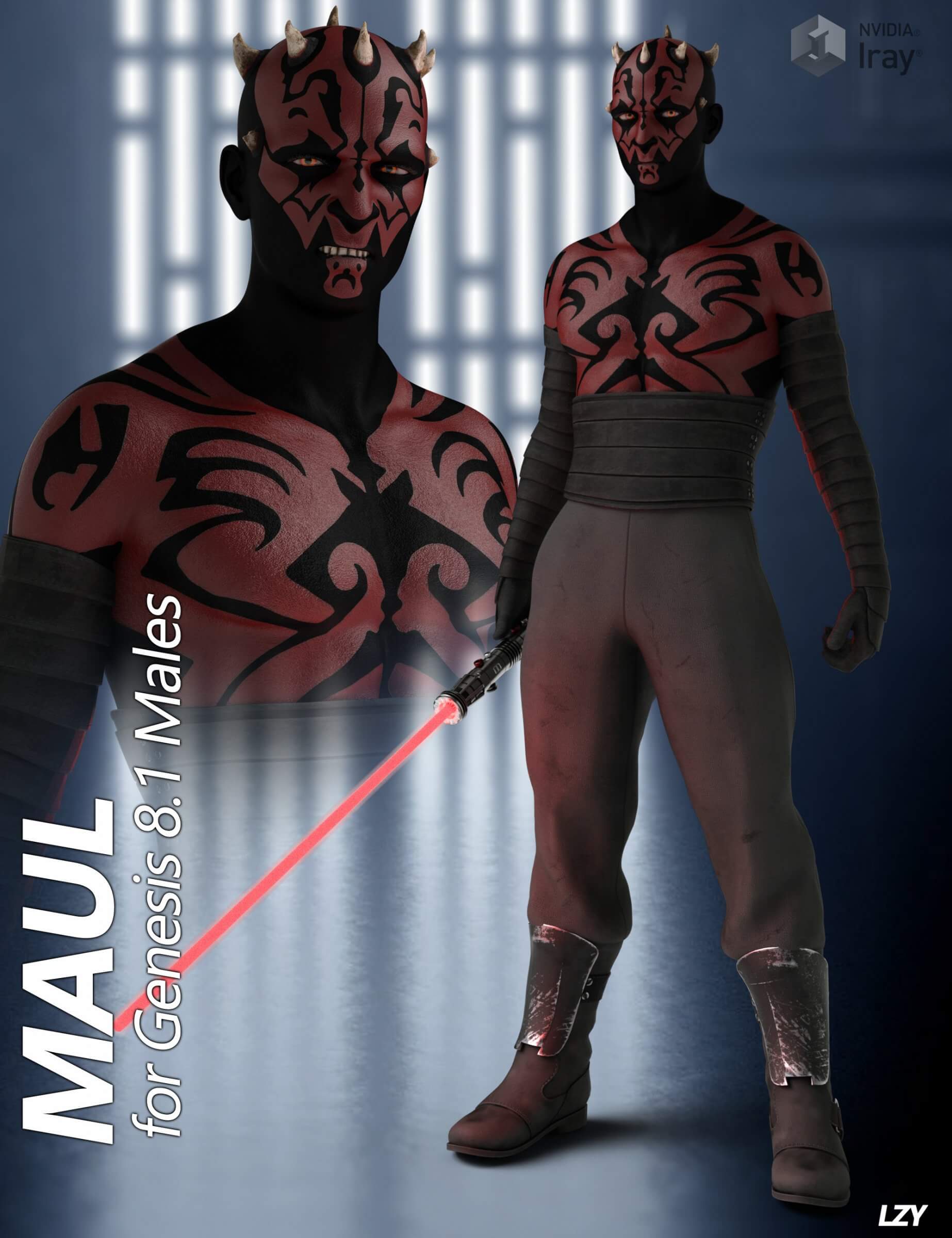 Maul For Genesis 8 Males - Daz Content by LZY