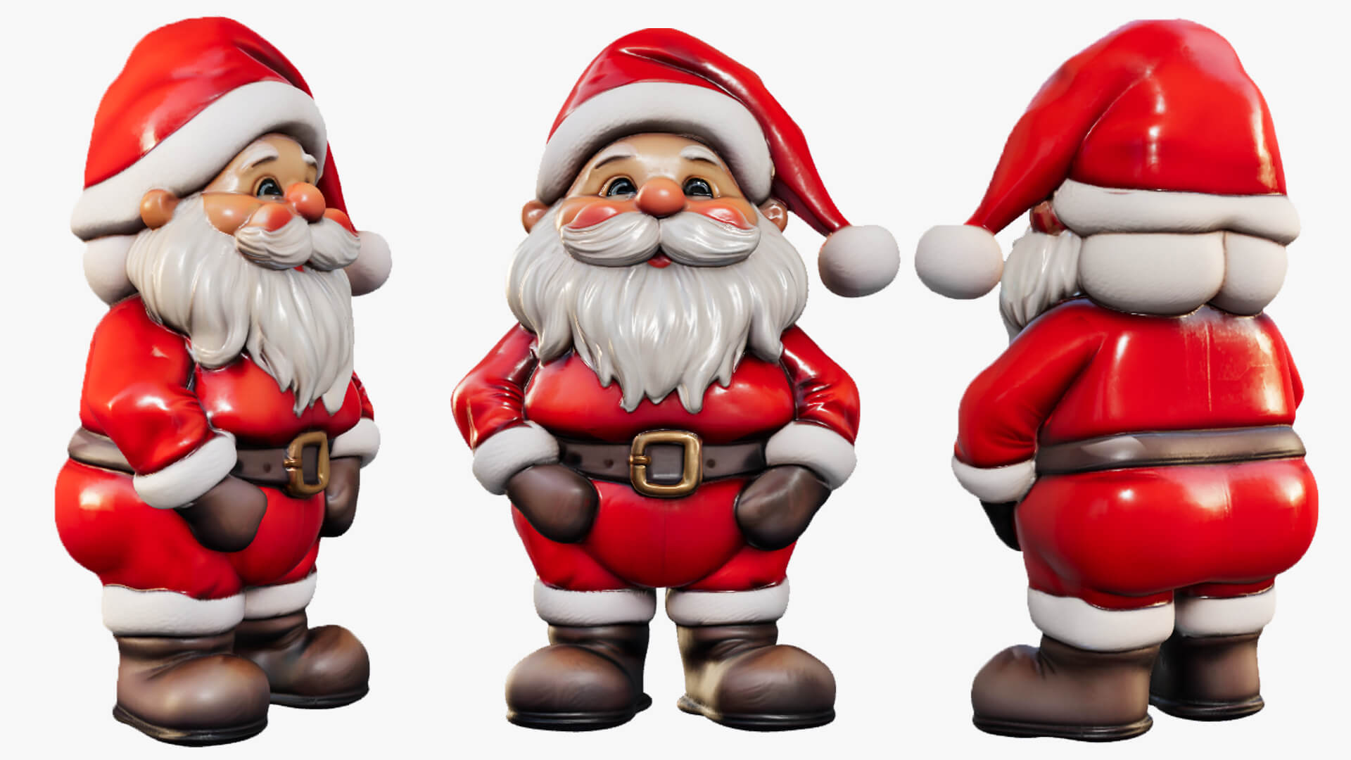 Santa Character Christmas Character - 3D Model by M kamran