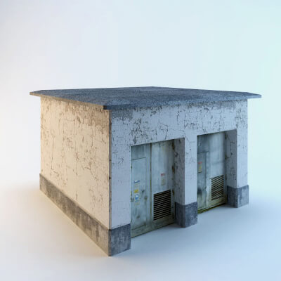 Electrical Equipment Room - 3D Model by m-sali