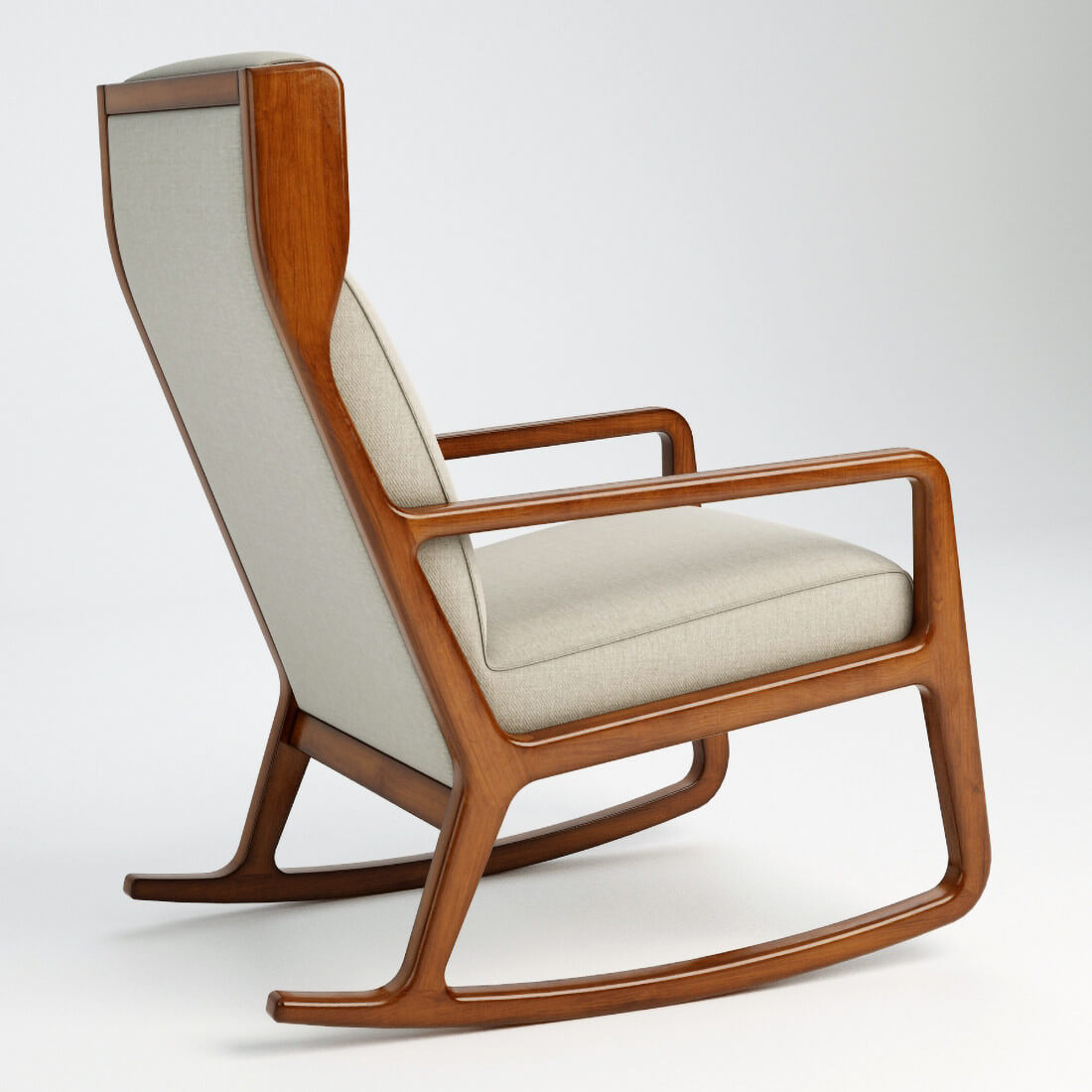 Rocking Chair - 3D Model by m-sali