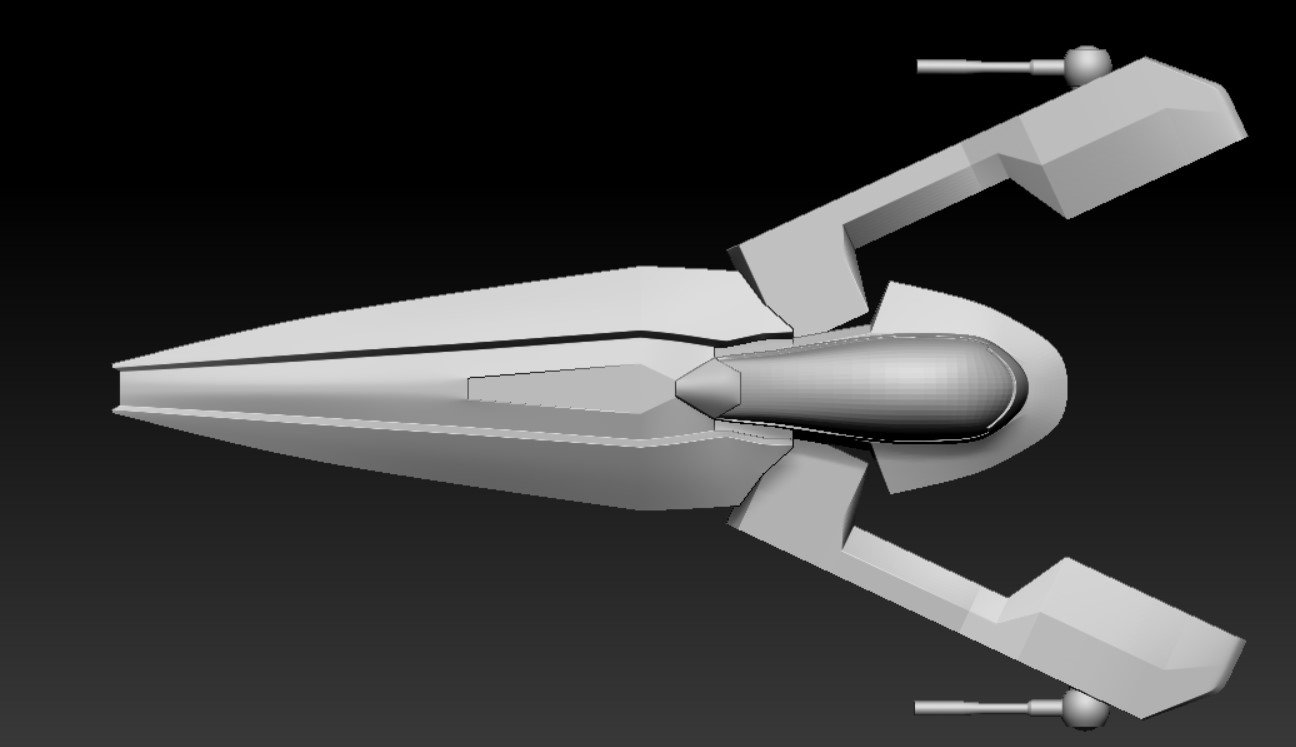 Star Wars Aurek Class A-Wing Starfighter 3D Model by m0n0m