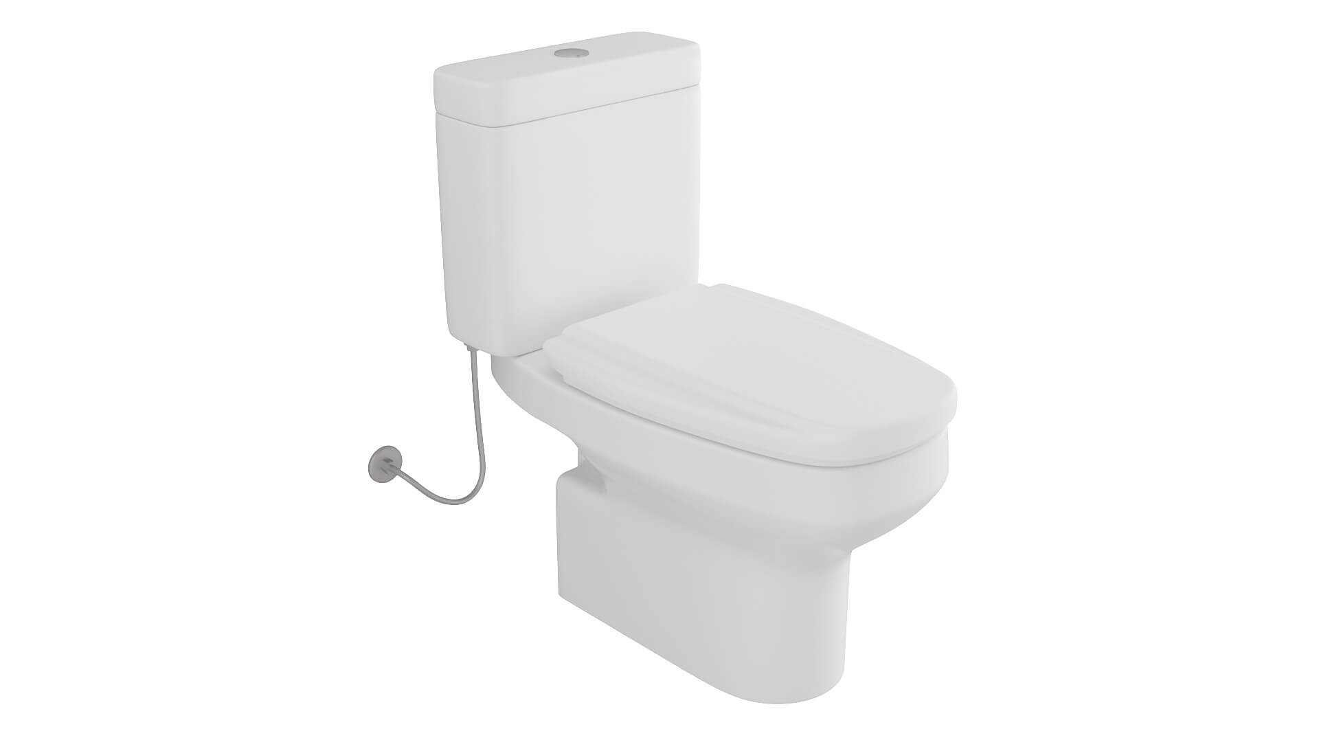 Modern Toilet Set with Two Color Variants - 3D Model by M12CG