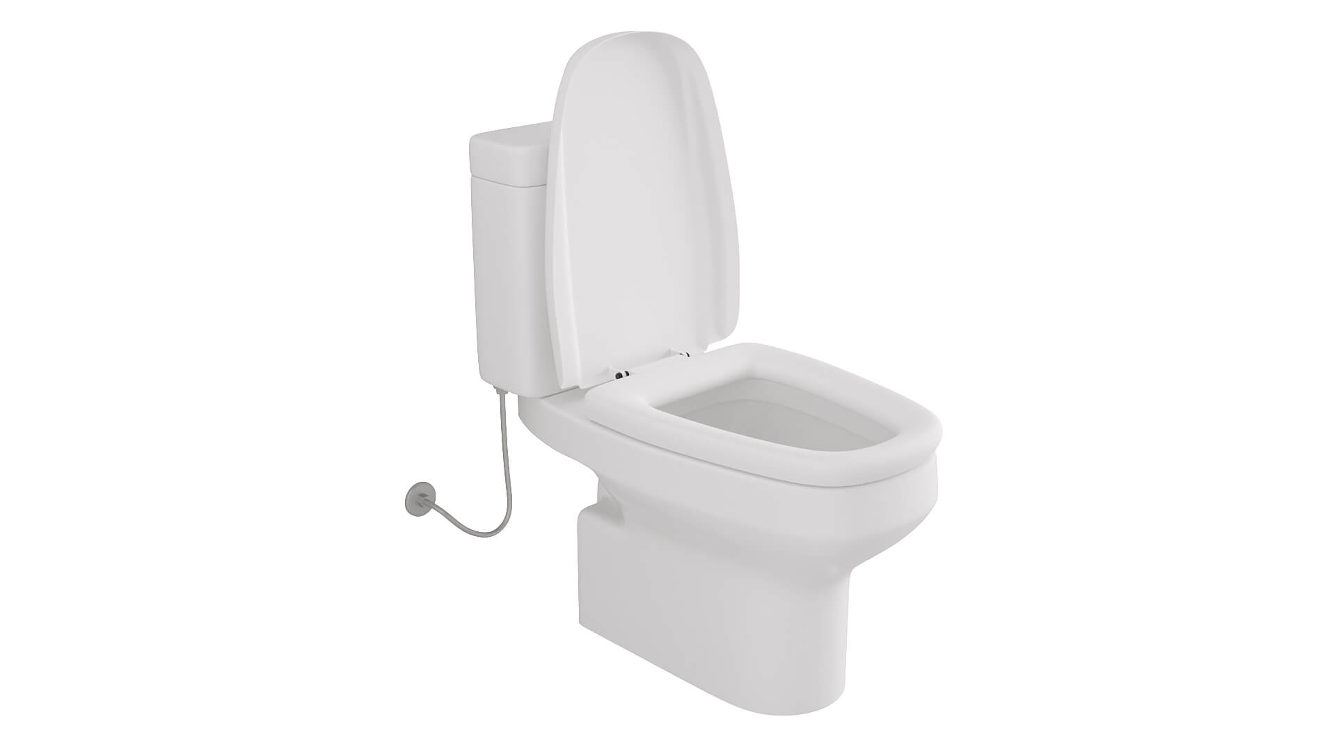 Modern Toilet Set with Two Color Variants - 3D Model by M12CG
