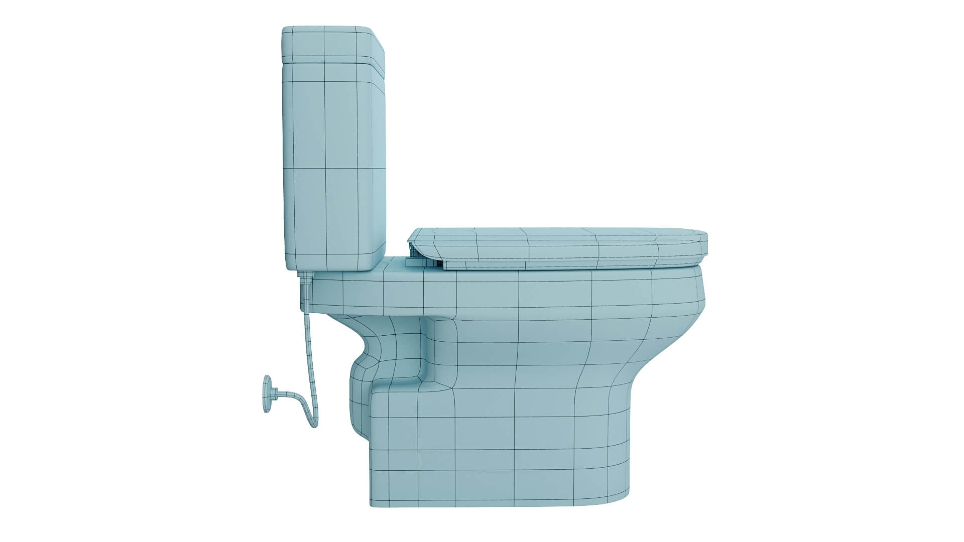 Modern Toilet Set with Two Color Variants - 3D Model by M12CG
