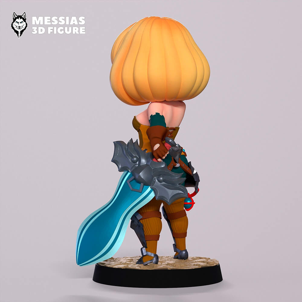 Boss Girls Chibi - 3D Print Model by M2SO