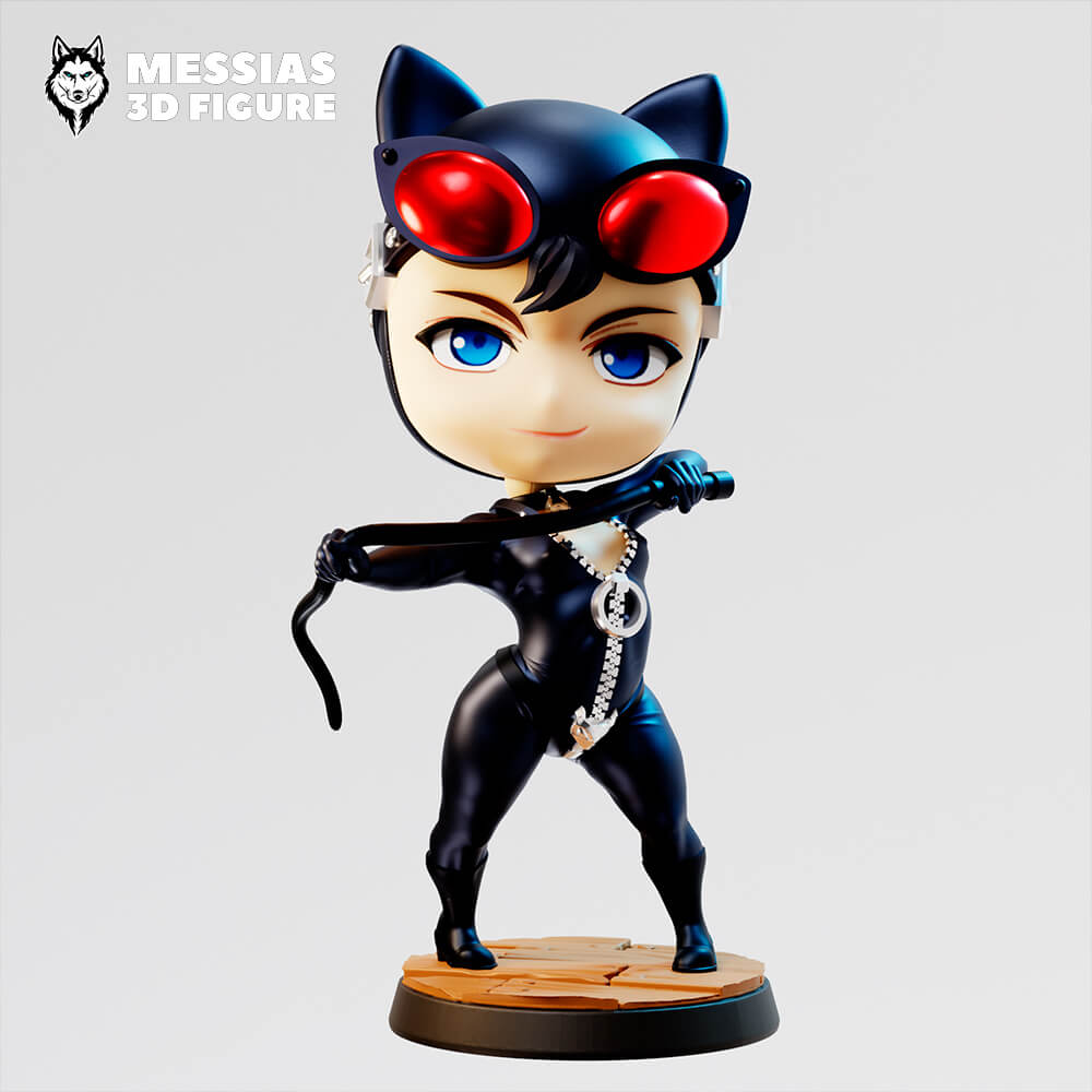 Cat Woman Chibi - 3D Model by M2SO