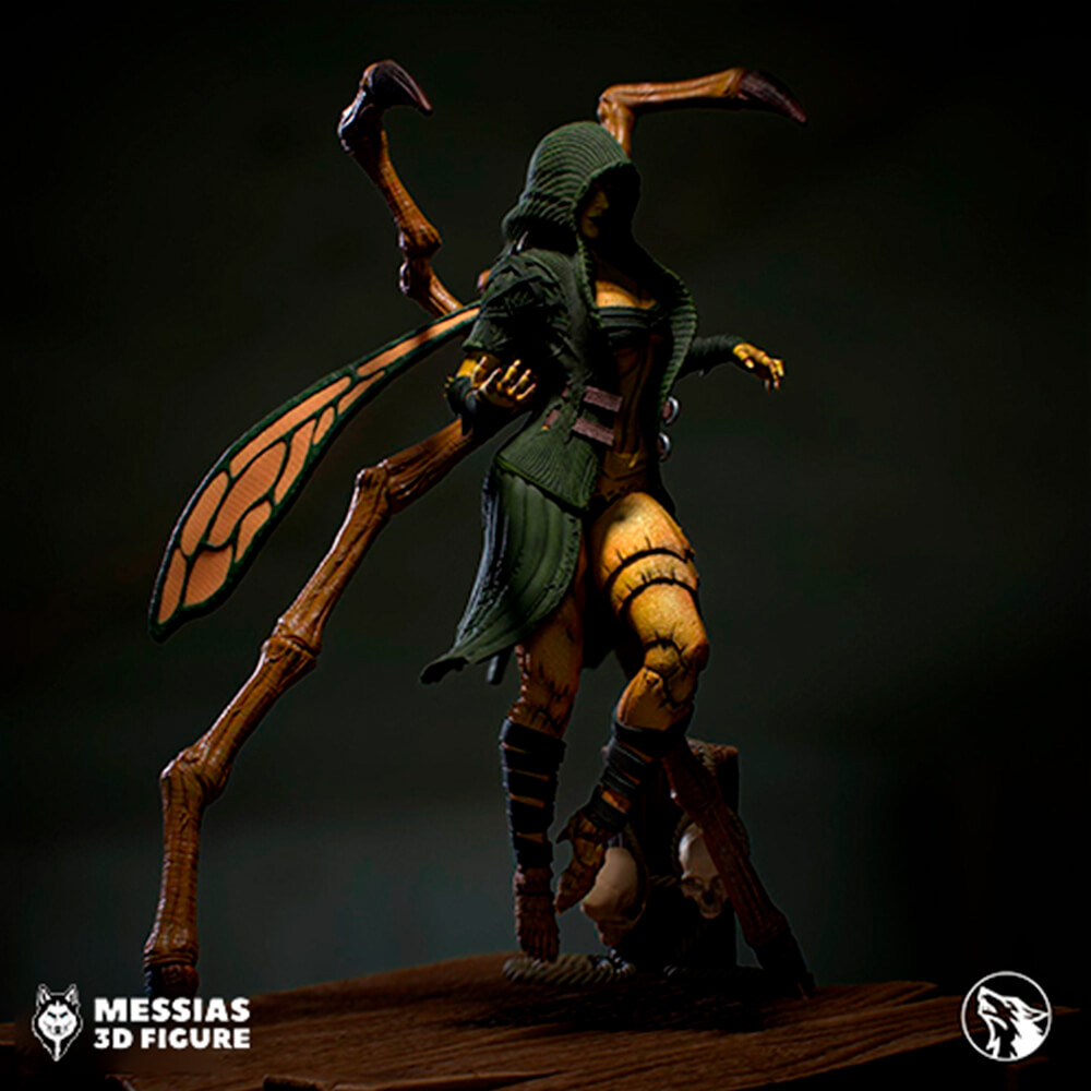 D Vorah Mortal Kombat Figure - 3D Model by M2SO