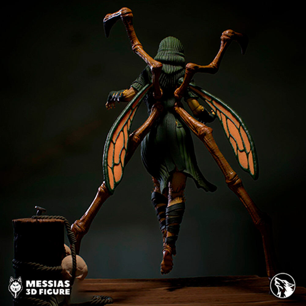 D Vorah Mortal Kombat Figure - 3D Model by M2SO