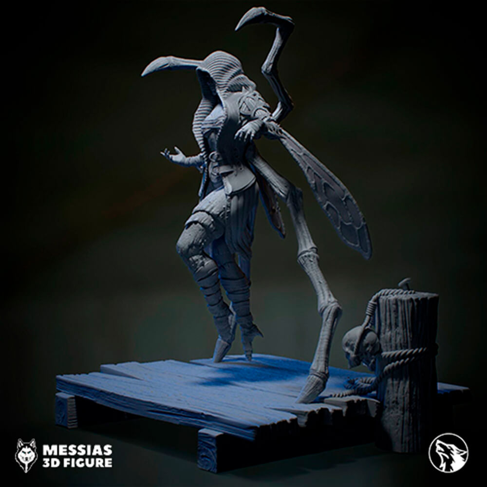 D Vorah Mortal Kombat Figure - 3D Model by M2SO