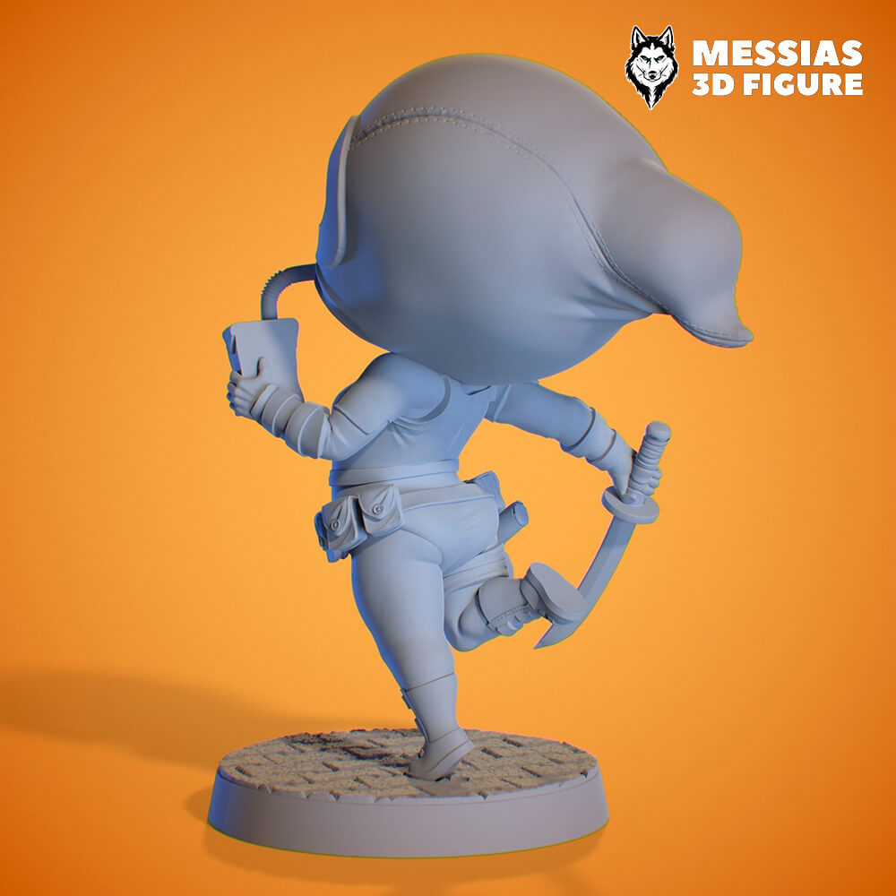 Gwenpool 3D Chibi by M2SO