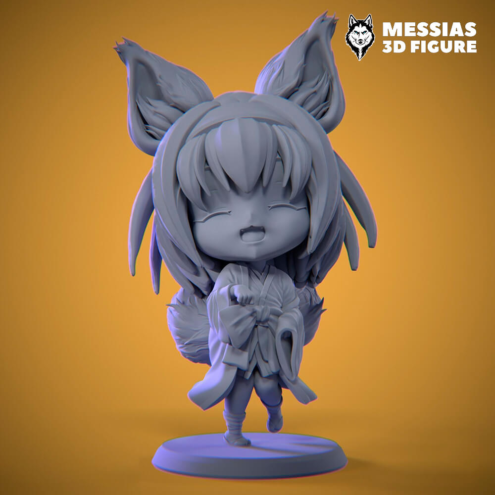 Izuna Chibi 3D Print Model by M2SO