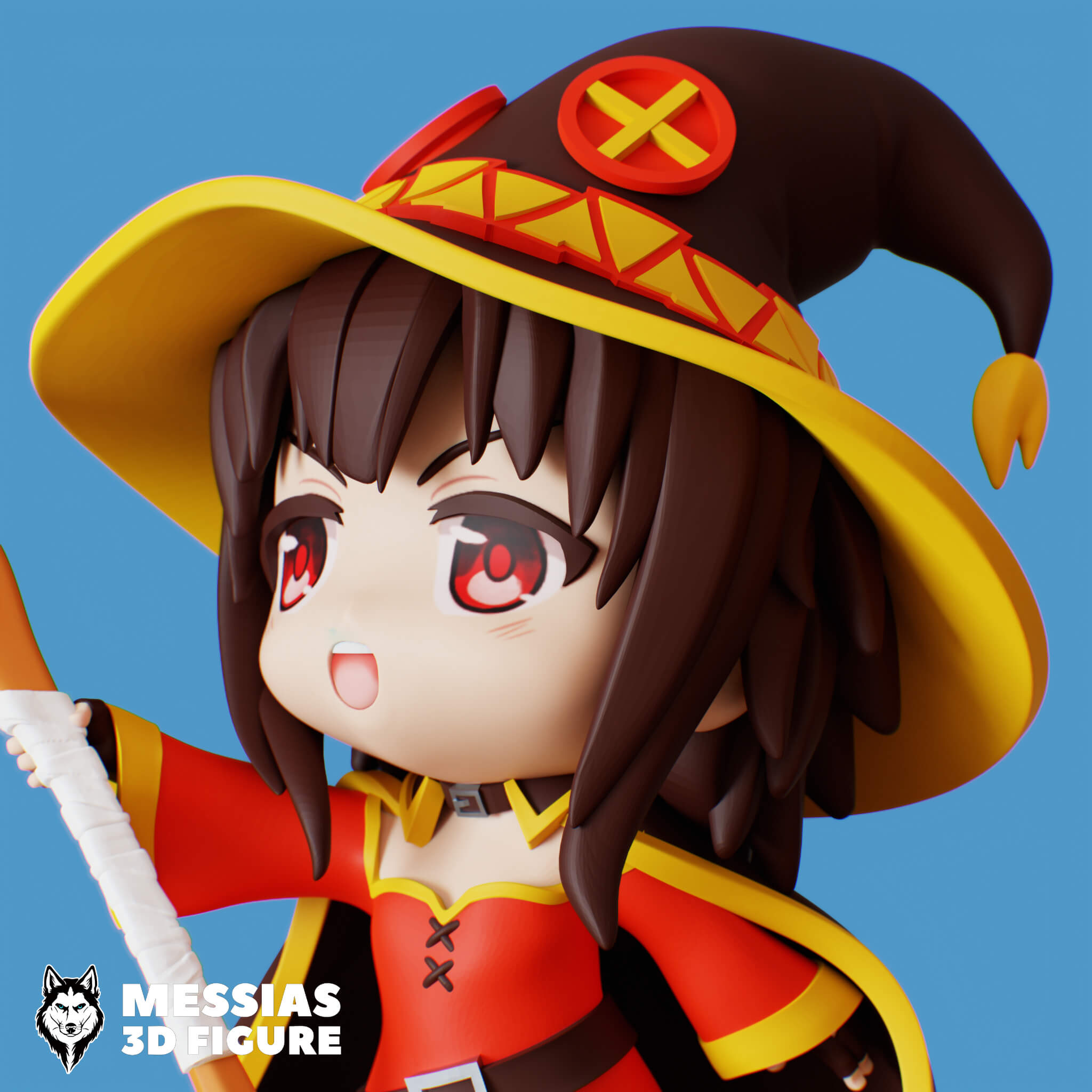 Megumin (June) Chibi - 3D Model by M2SO
