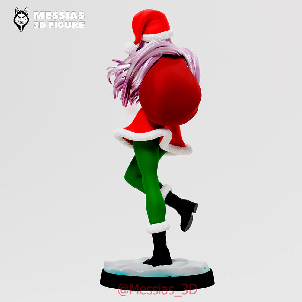 Merry Christmas Girl 3D Chibi by M2SO